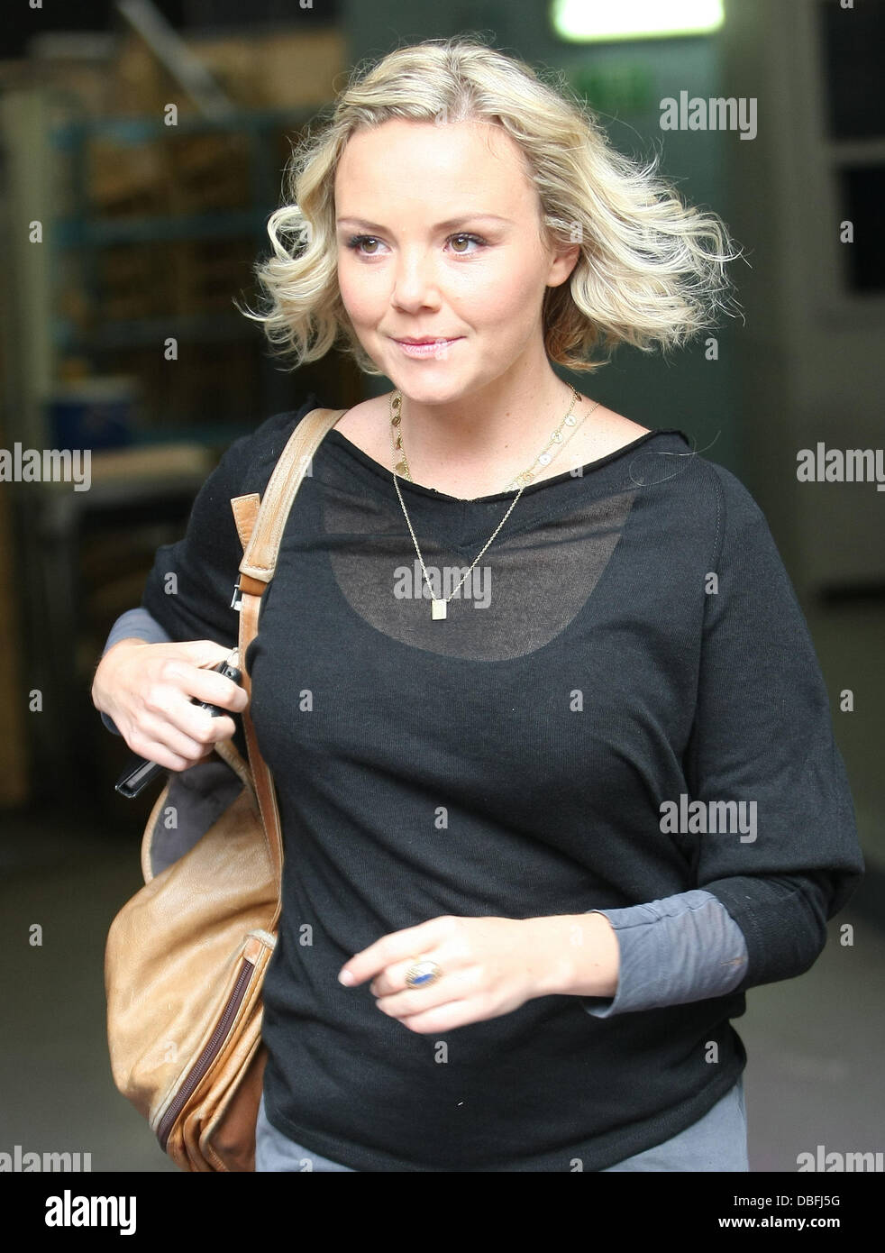 Charlie Brooks outside the ITV studios London, England - 13.06.11 Stock ...