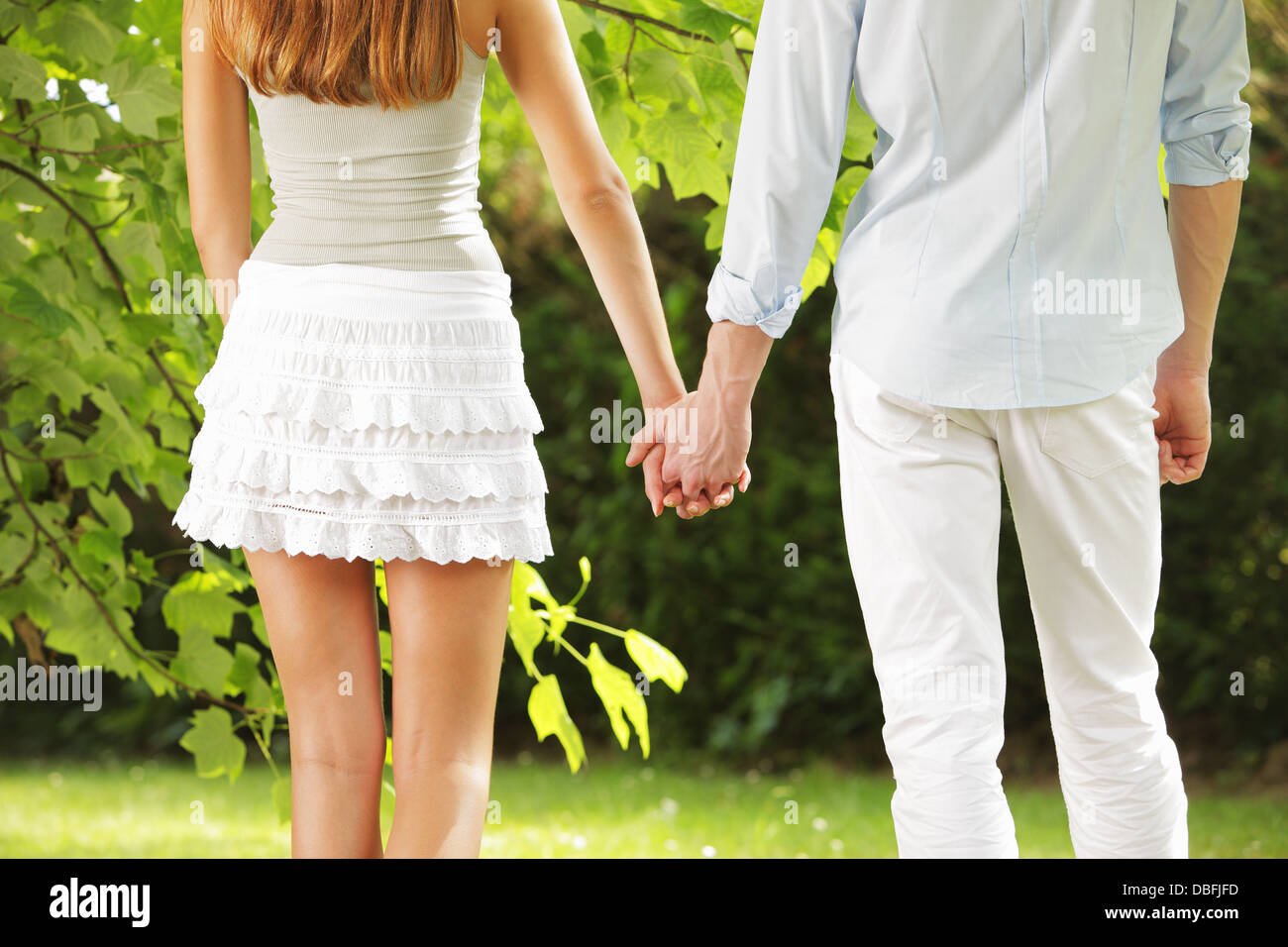 walking hand in hand Stock Photo - Alamy