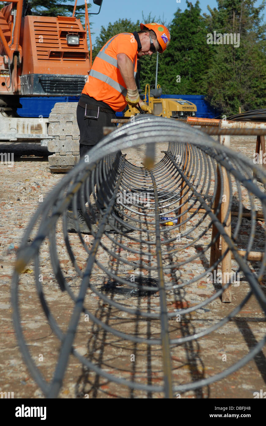 Industrial construction work Stock Photo - Alamy