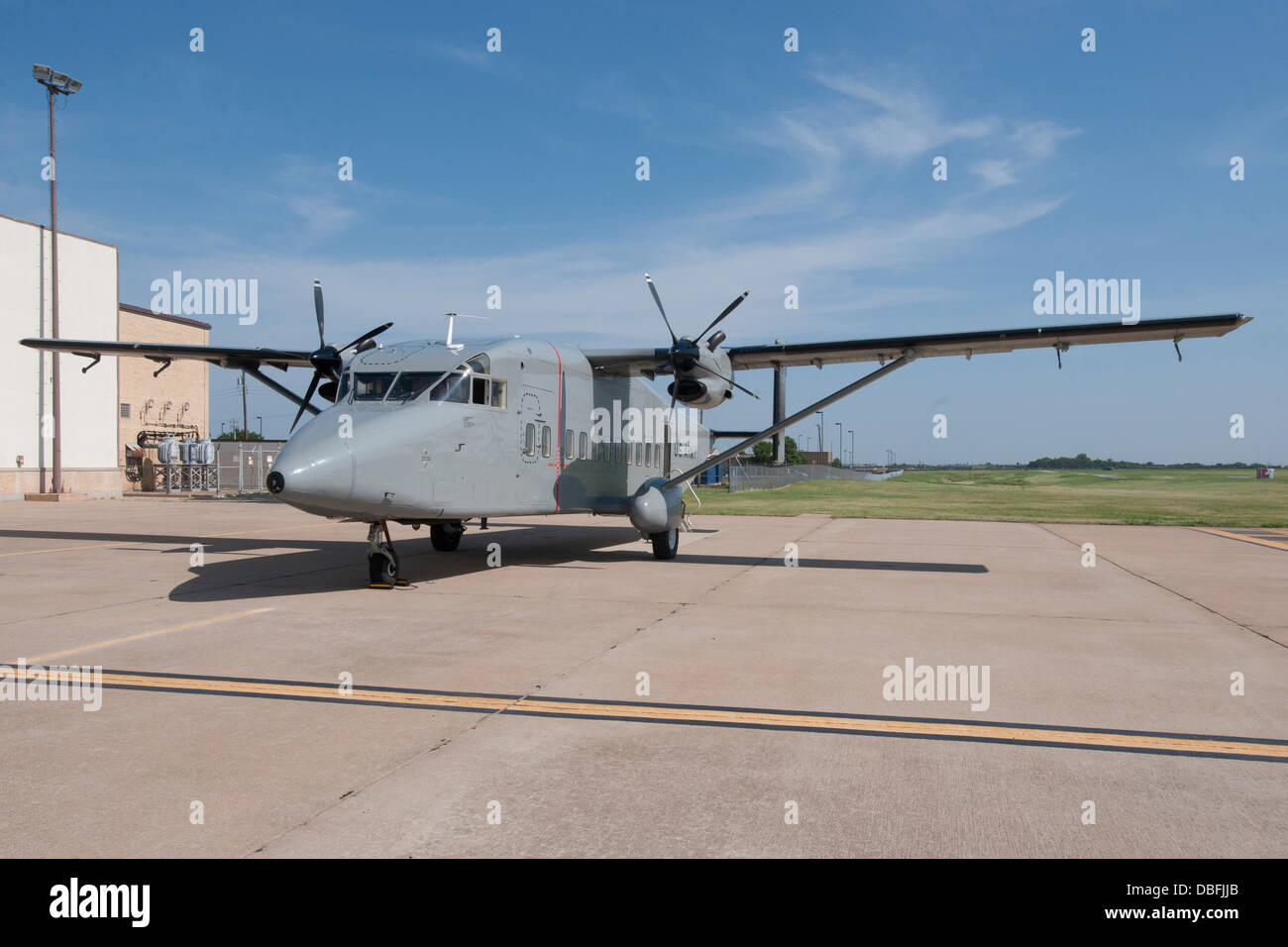 The last C-23 "Sherpa" in the Oklahoma Army National Guard inventory is ...
