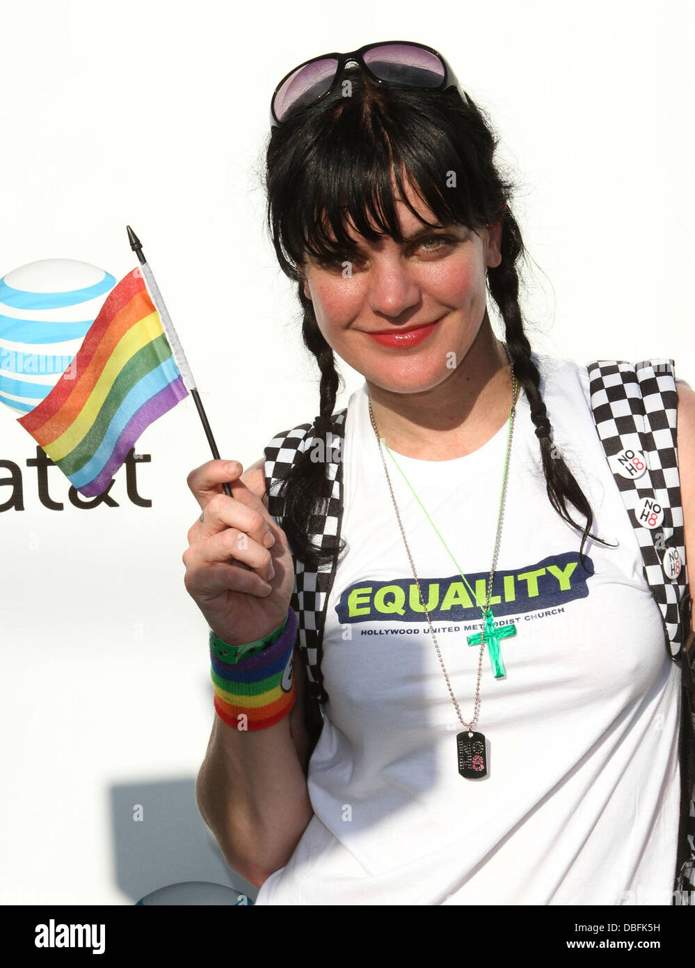 Pauley Perrette Gay Pride 2011 held at the West Hollywood Park - VIP ...