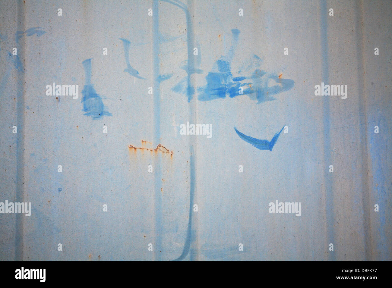 blue wall of steel Stock Photo - Alamy