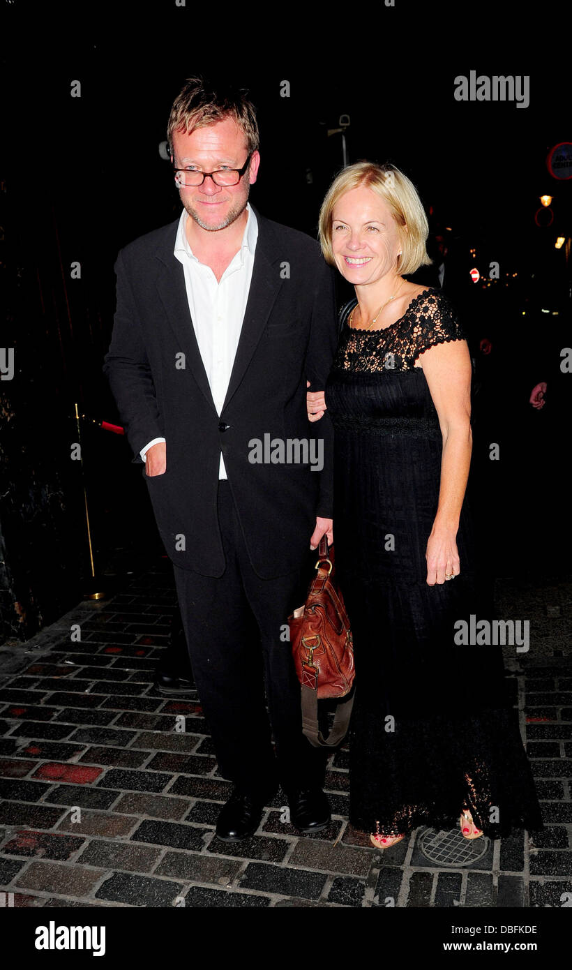 Mariella Frostrup and husband Jason McCue celebrities outside Box in ...