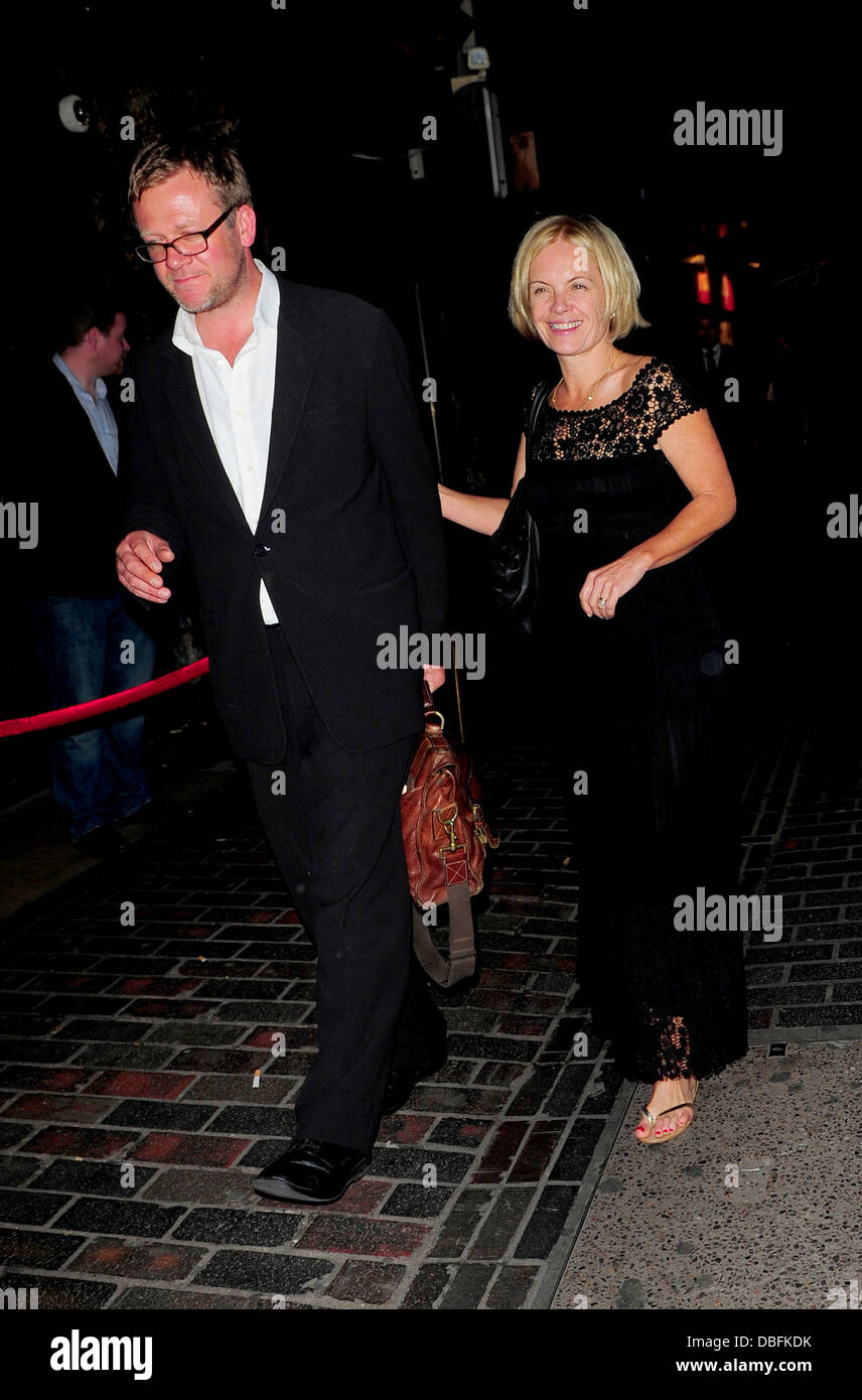 Mariella Frostrup and husband Jason McCue celebrities outside Box in ...