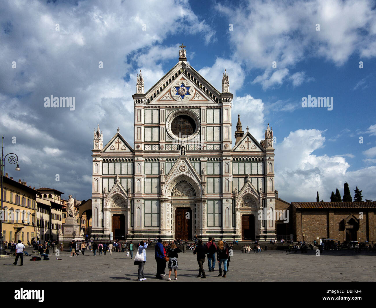 Santa Croce church Florence Italy Stock Photo - Alamy