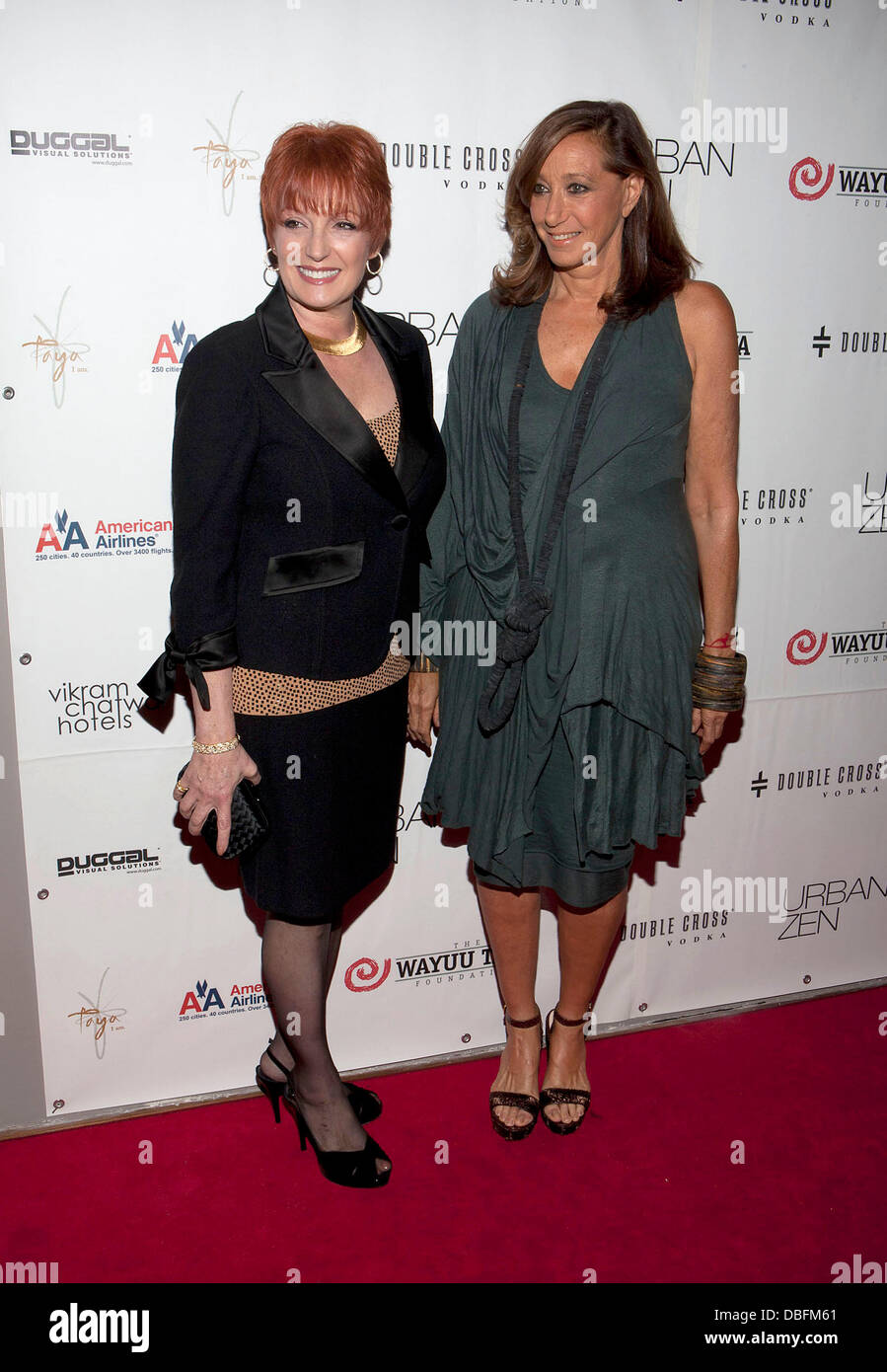 Debbie Meyer & Donna Karan The 8th Wayuu Taya Foundation Gala held at ...