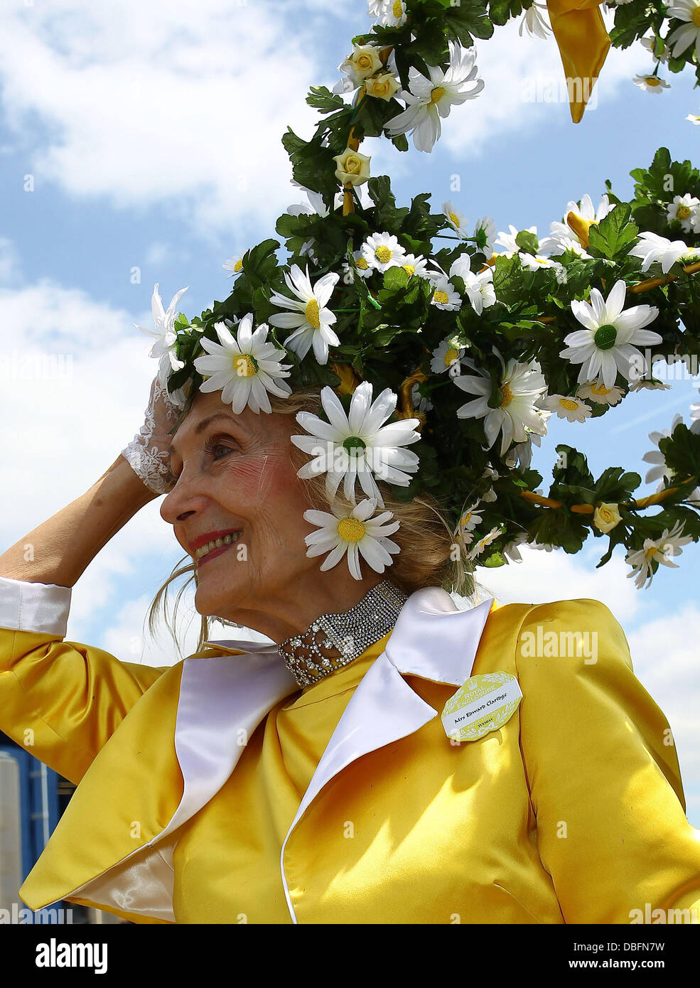 Mrs Edward Claridge Royal Ascot at Ascot Racecourse Berkshire, England ...