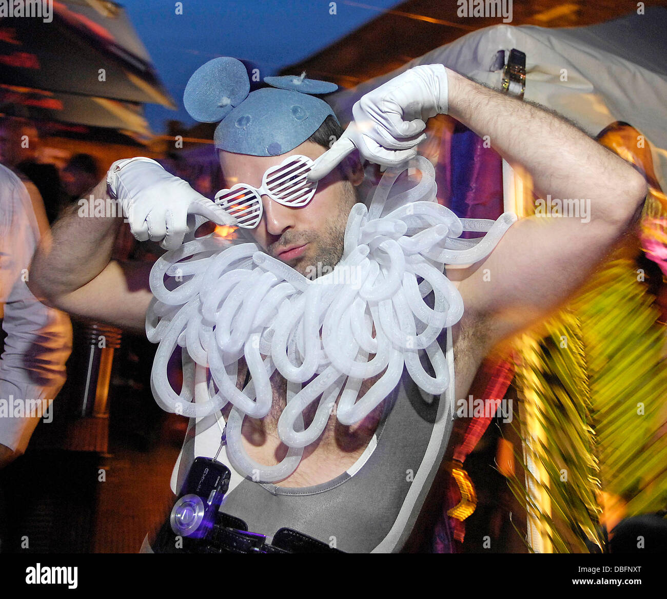 Atmosphere, at Boy George's 50th Birthday celebration. London, England ...