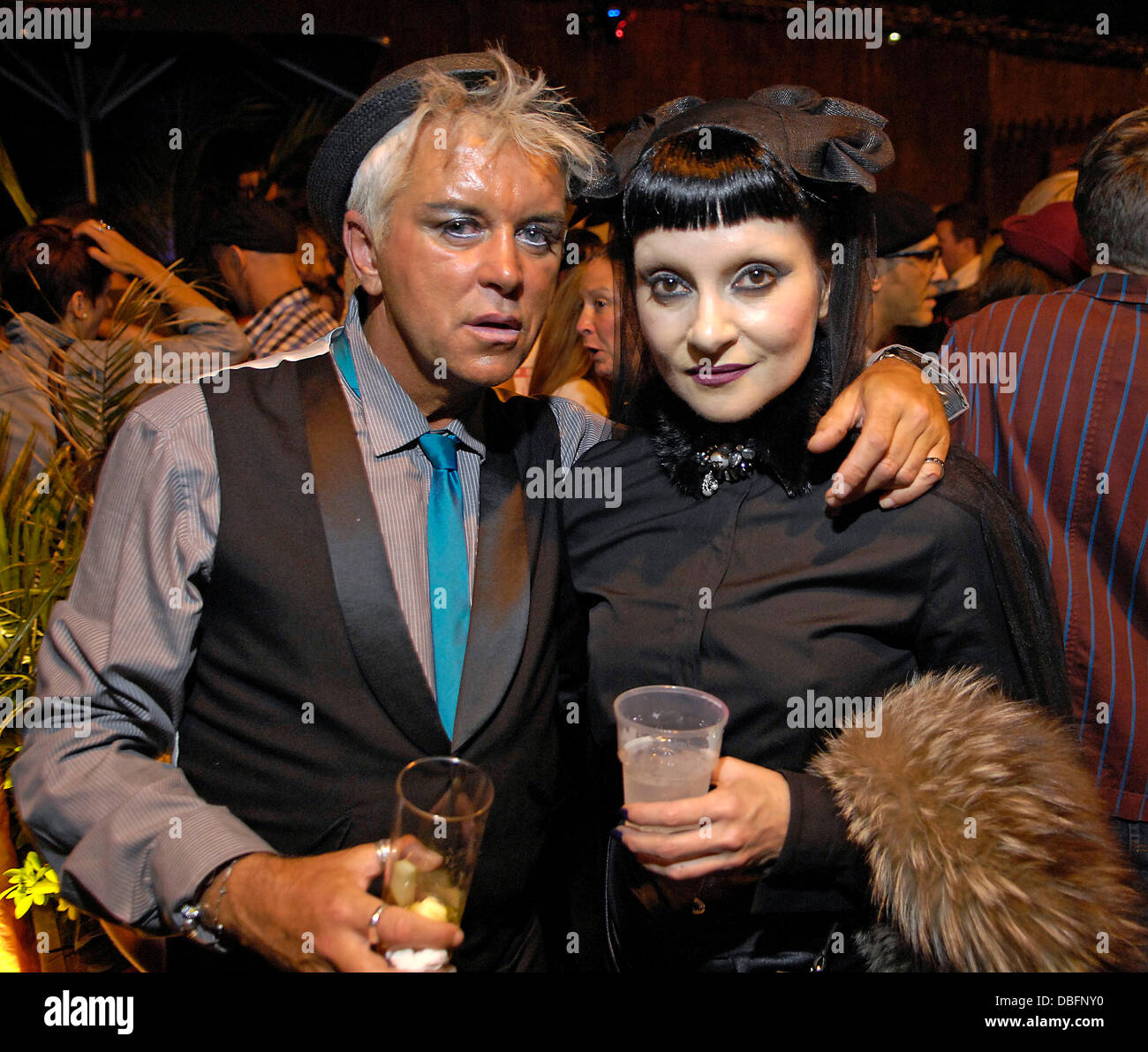 Steve Strange and Princess Juliette, at Boy George's 50th Birthday ...