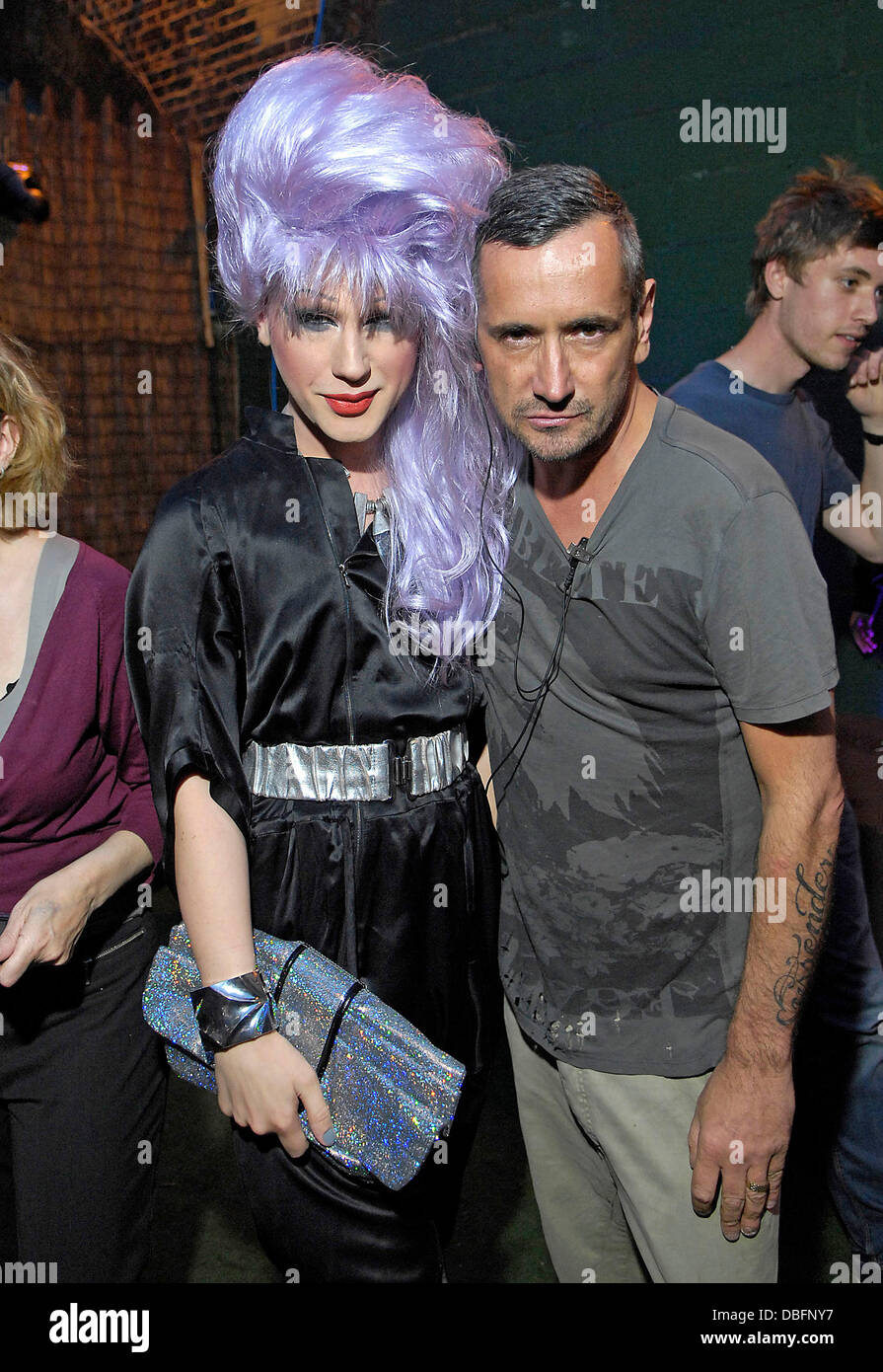 Jodie Harsh and Fat Tony at Boy George's 50th Birthday celebration ...
