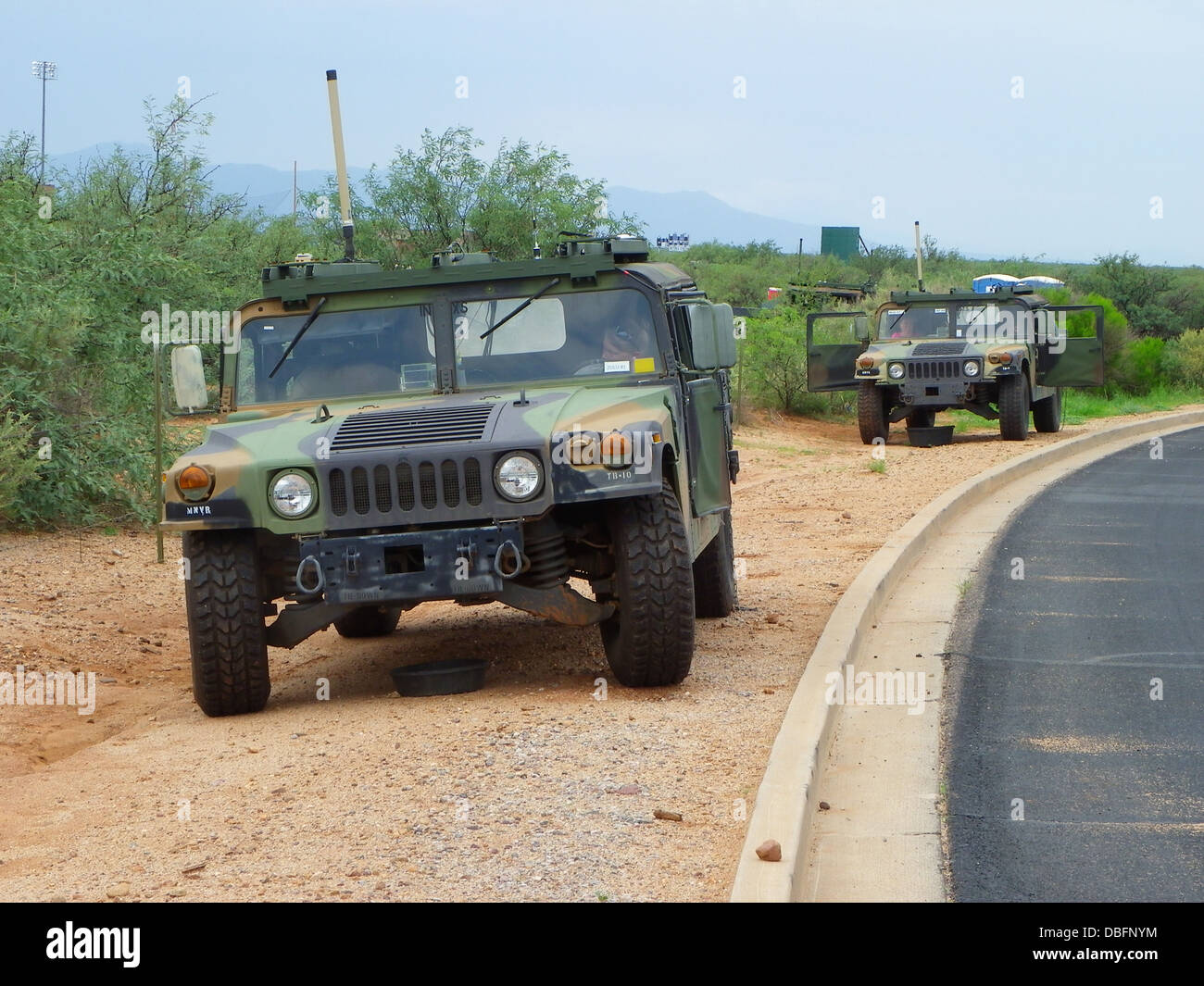 Civilians from the U.S. Army Electronic Proving Ground run tests on the ...