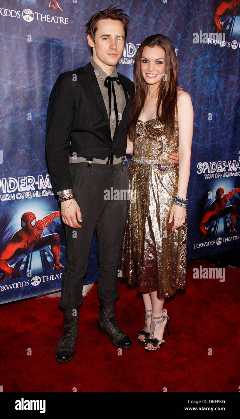 Reeve Carney and Jennifer Damiano Opening night of the Broadway musical ...