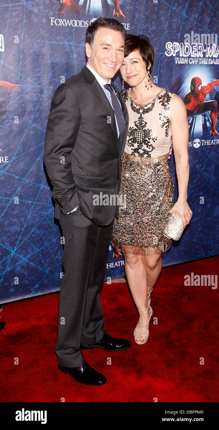 Patrick Page and Paige Davis Opening night of the Broadway musical ...