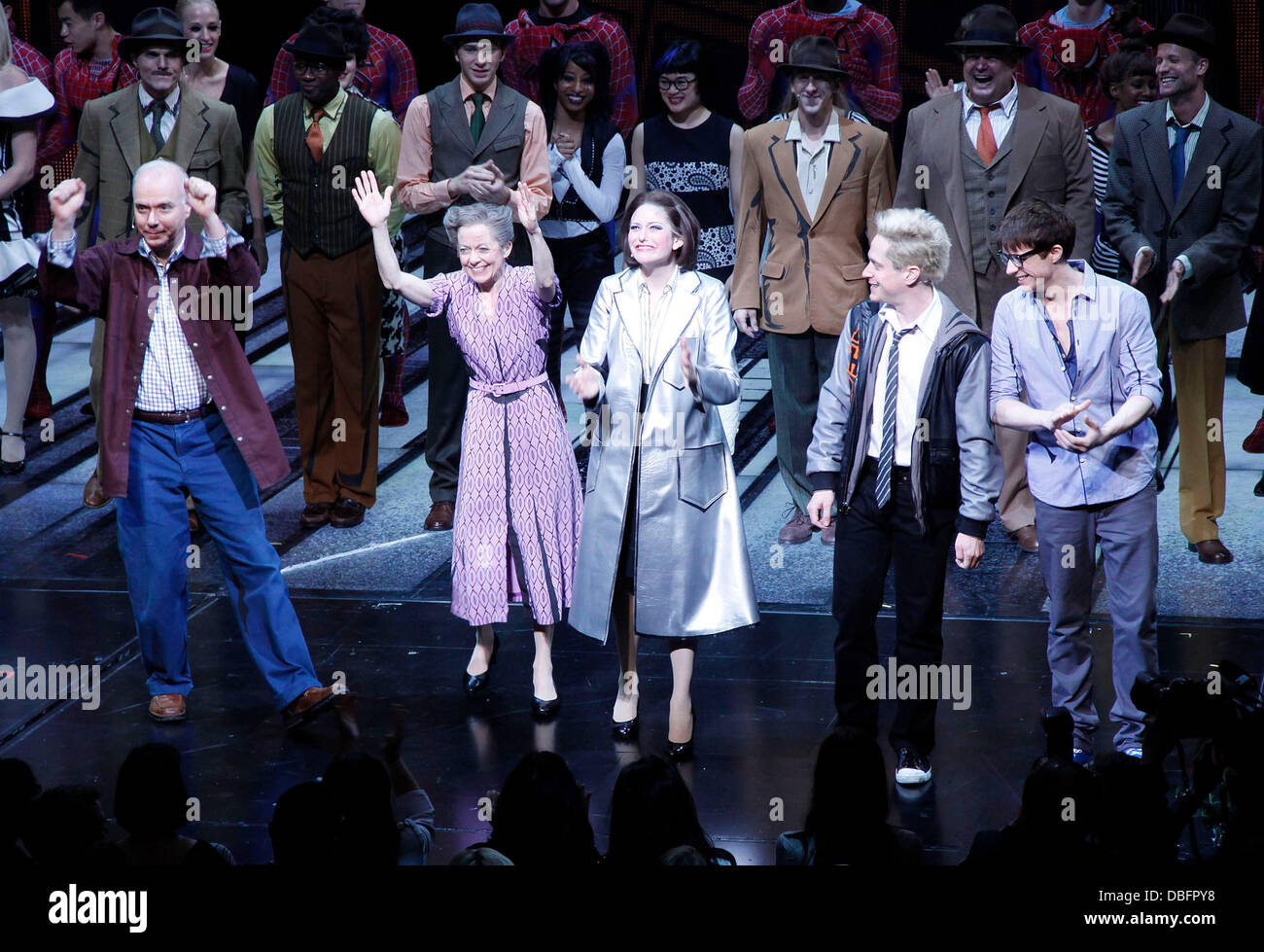 Ken Marks, Isabel Keating, Laura Beth Wells and cast Opening night of ...
