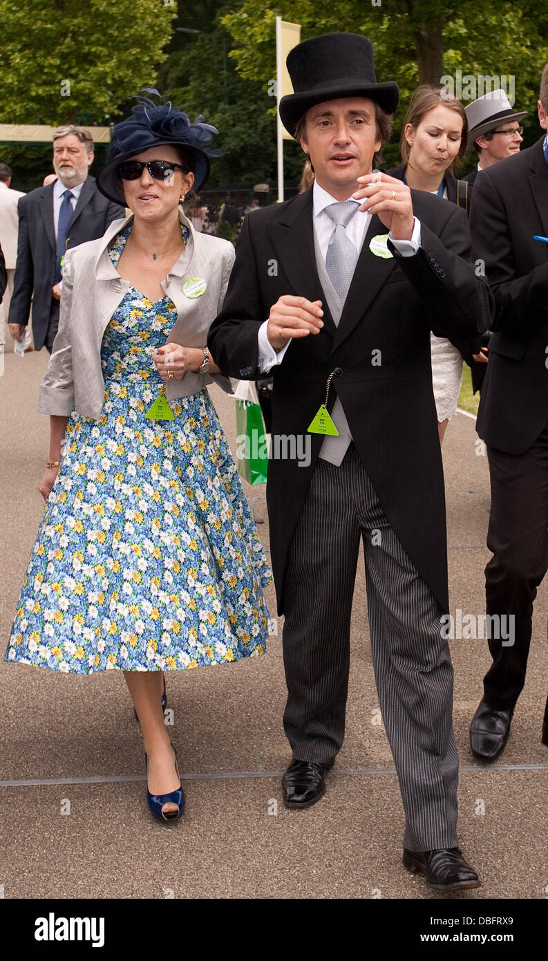 Richard Hammond and wife Mindy Hammond Royal Ascot at Ascot Racecourse ...