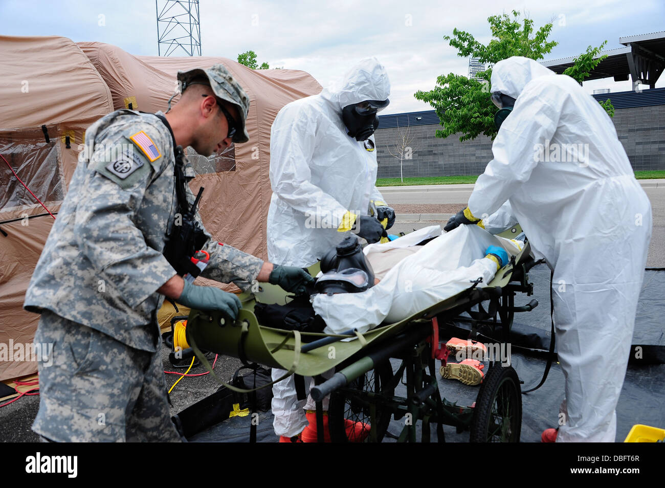 U.S. Soldier Capt. Brandon Atkins, 92nd Civil Support Team, Physician ...