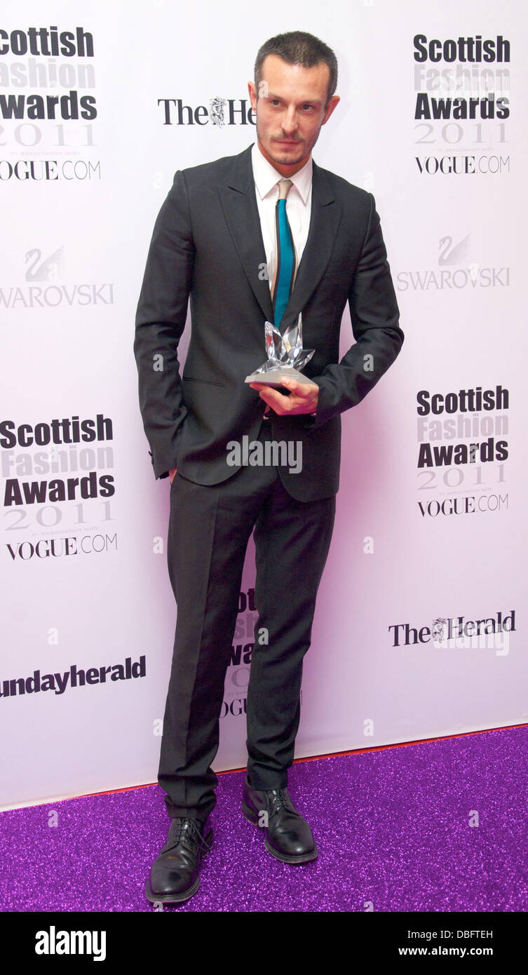 Jonathan Saunders, Scottish Designer of the Year, at the Scottish ...