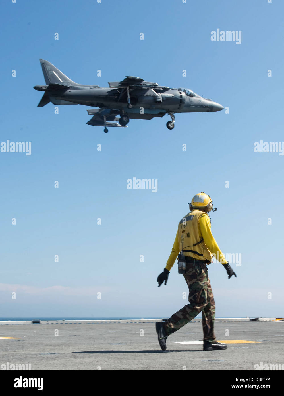 AV-8B II Harrier assigned to Marine Attack Squadron (VMA) 223 prepares ...