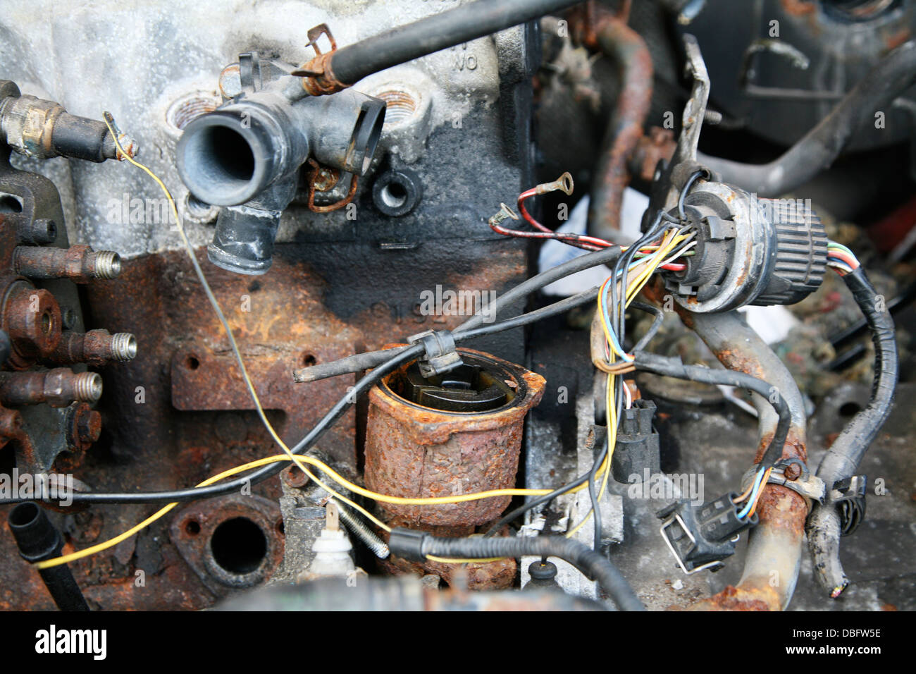 Electric car engine compartment hi-res stock photography and images - Alamy
