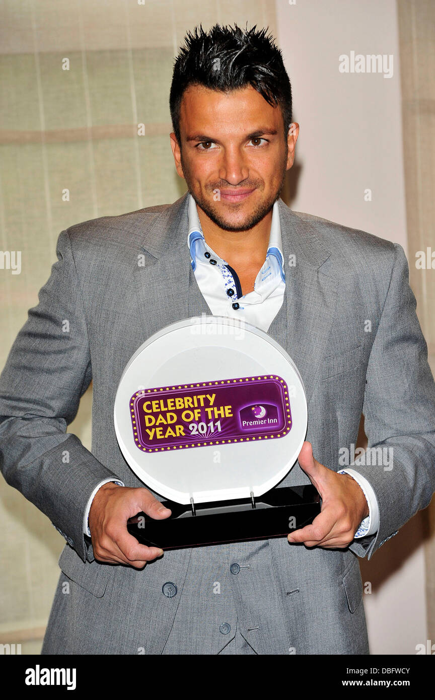 Peter Andre Peter Andre has been crowned Premier Inn Celebrity Dad of ...