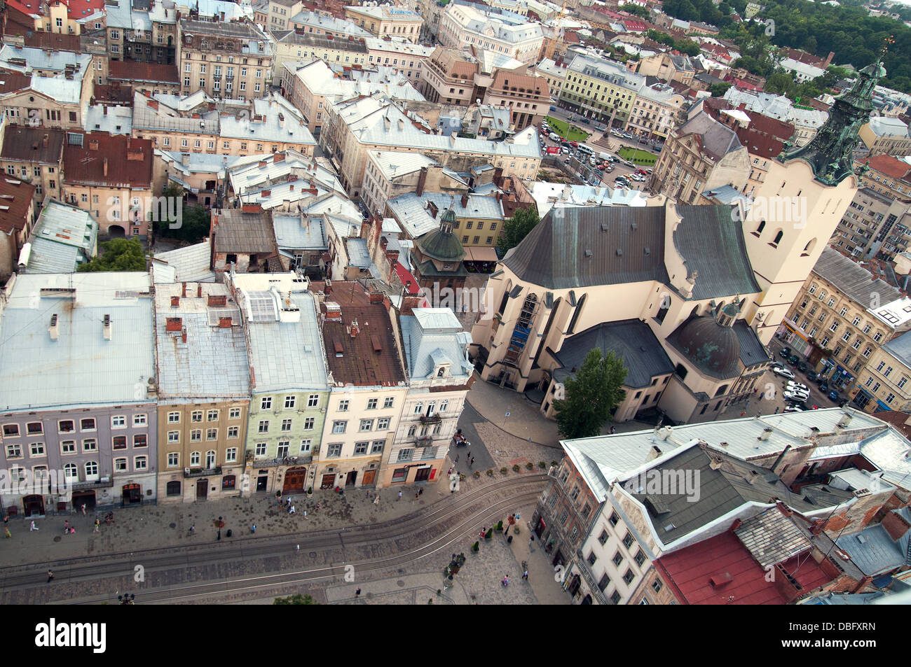 Cathedral top view hi-res stock photography and images - Alamy