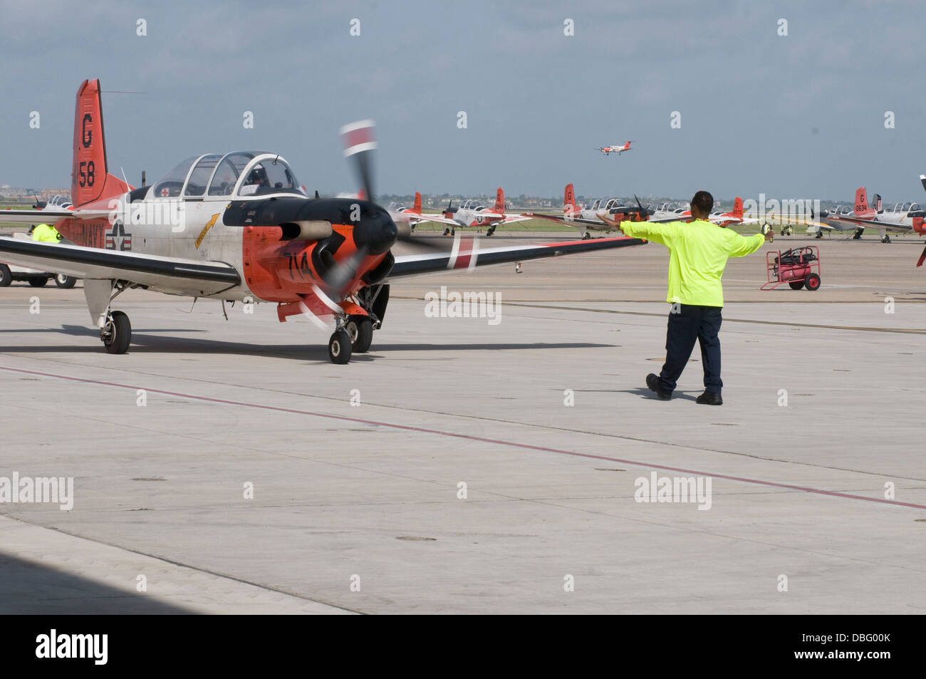 Ensign Mary McGhee, a student naval aviator in Training Squadron (VT ...