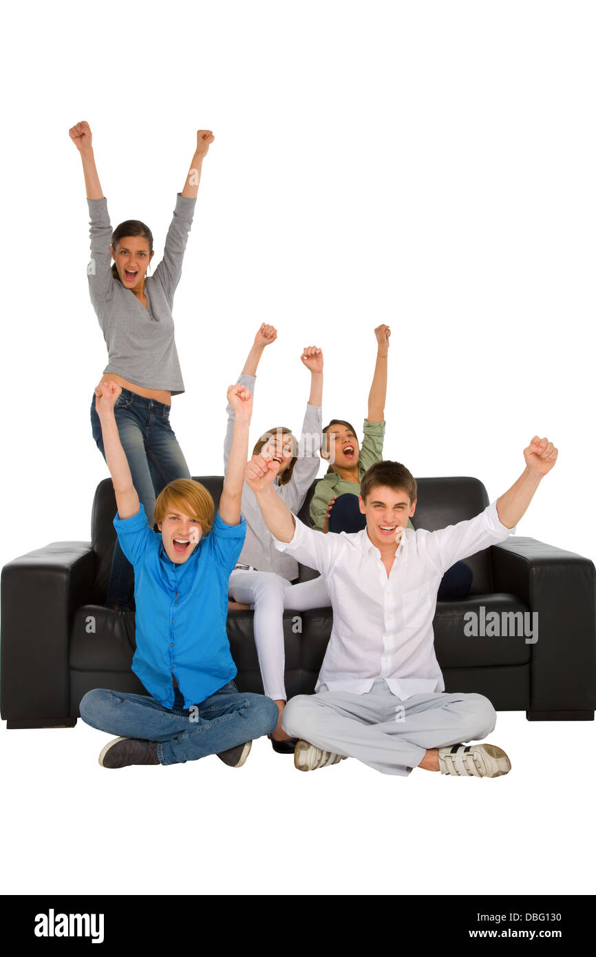 Rejoicing Cut Out Stock Images & Pictures - Alamy