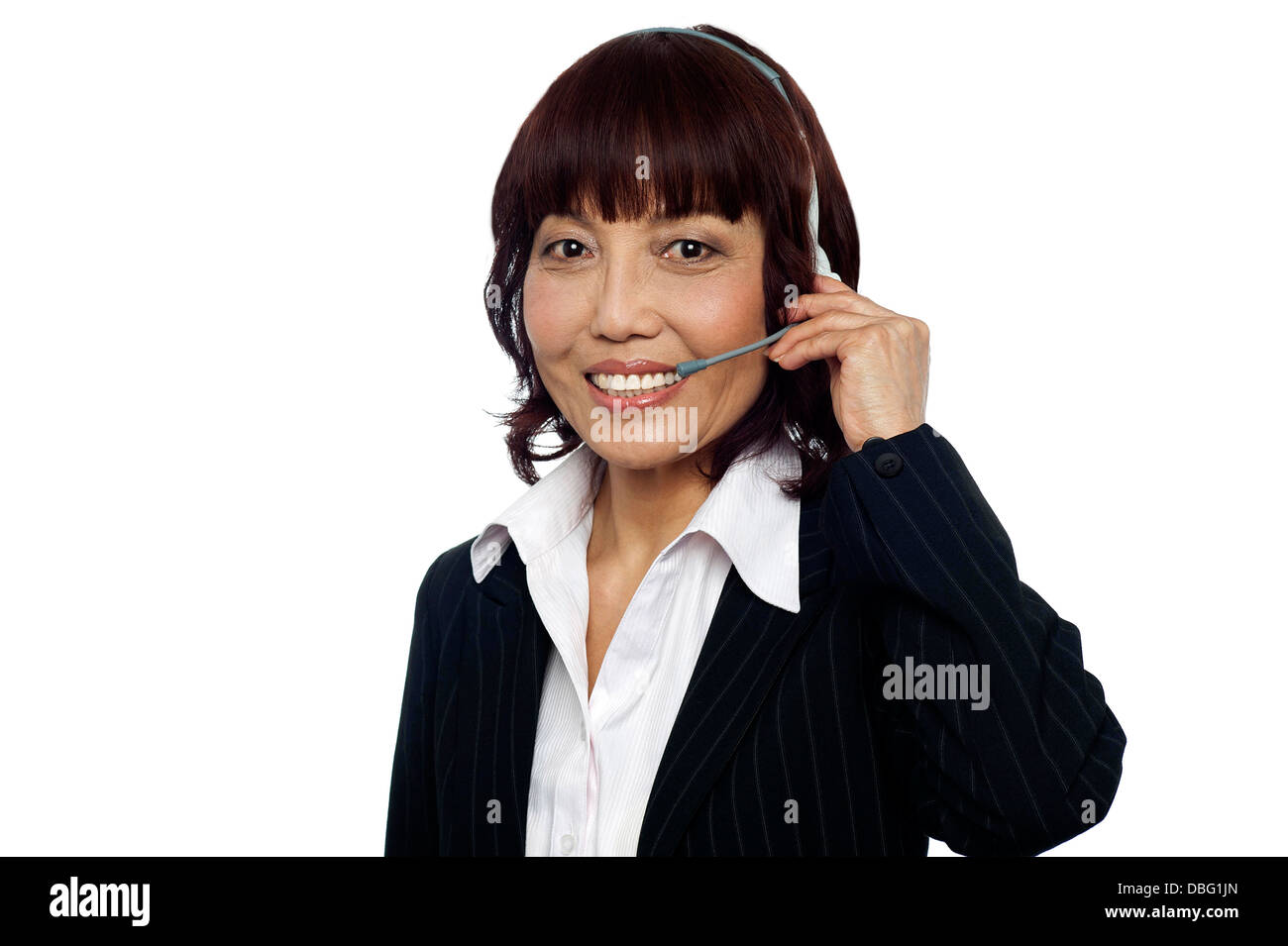 Cheerful asian customer support operator Stock Photo - Alamy Cheerful asian customer support operator Stock Photo - Alamy