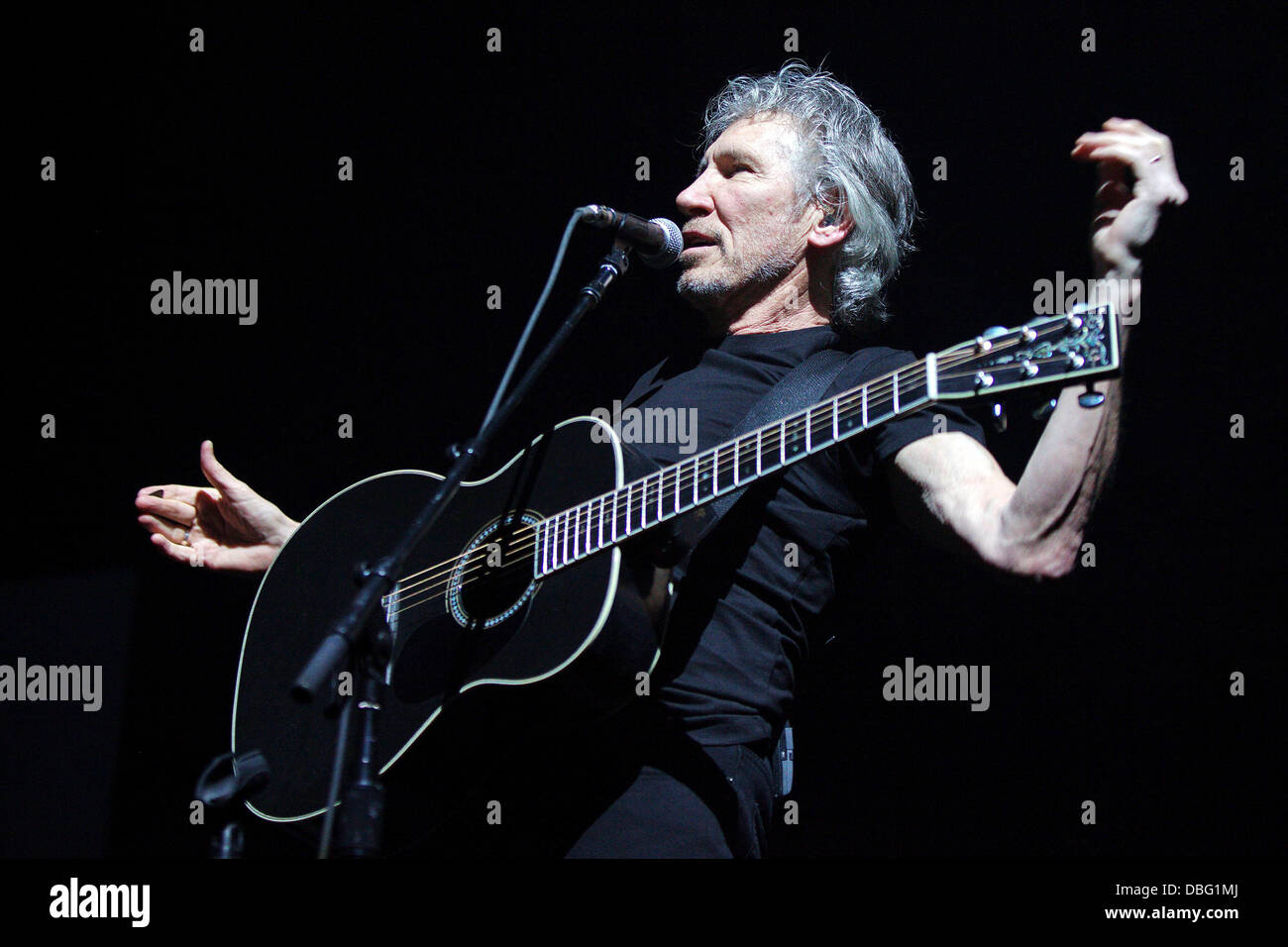 Pink Floyd musician Roger Waters performs at the O2 World Arena Berlin ...