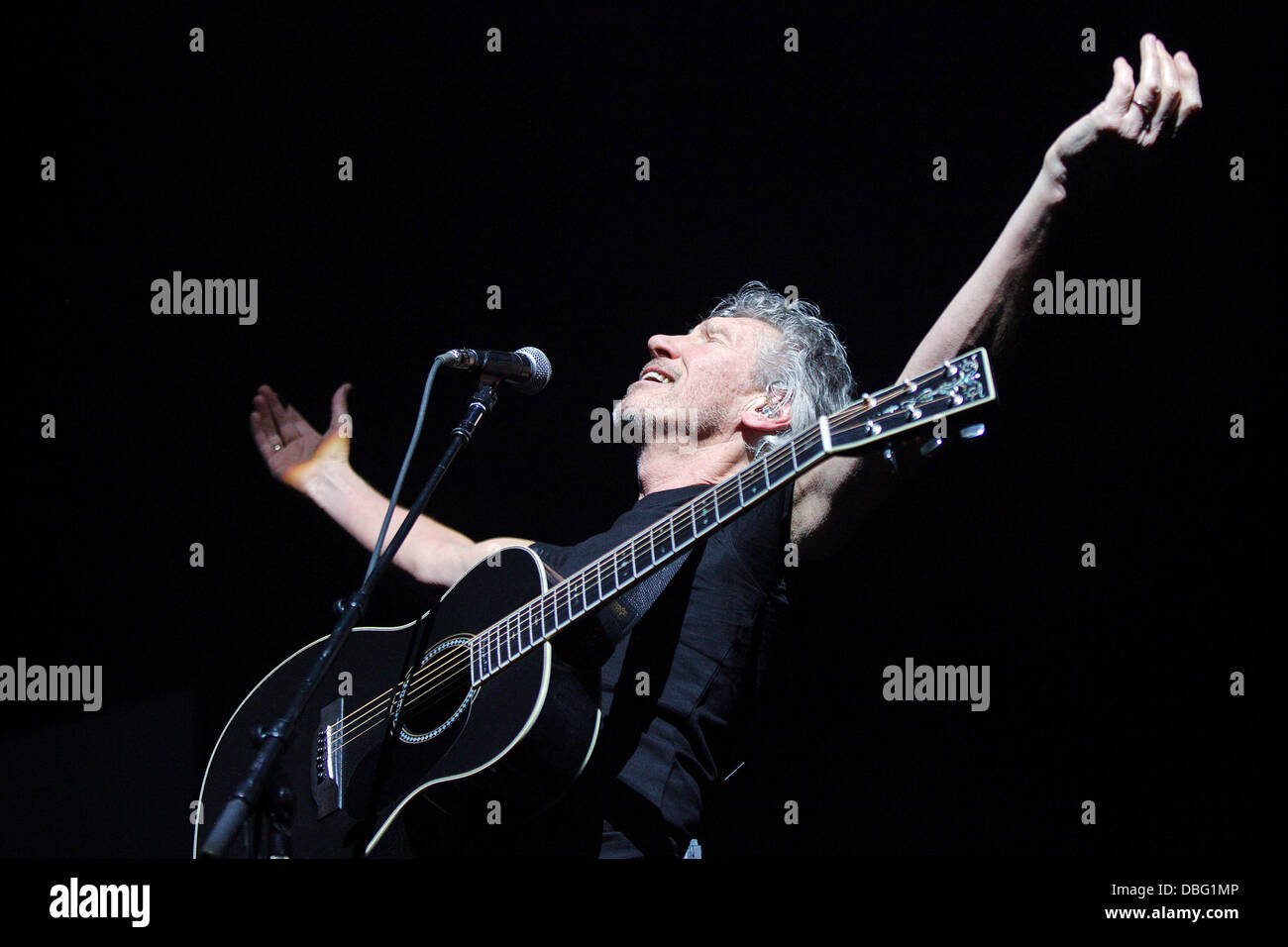 Pink Floyd musician Roger Waters performs at the O2 World Arena Berlin ...