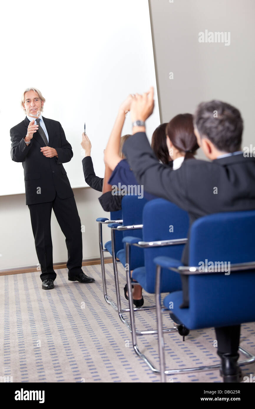 Giving a formal presentation hi-res stock photography and images - Alamy