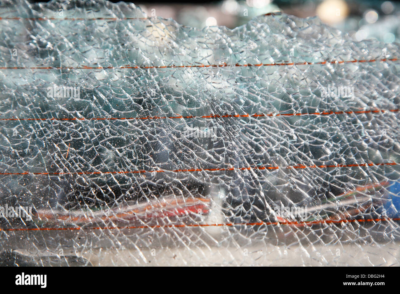 Smashed Car Window High Resolution Stock Photography and Images - Alamy