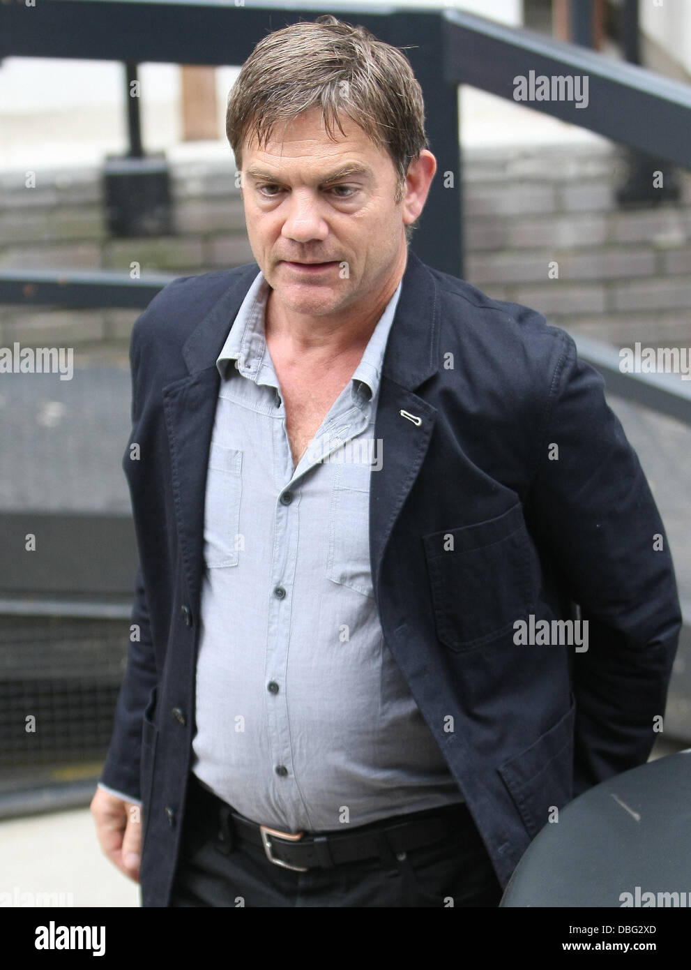 John Michie Celebrities outside the ITV television studios London ...