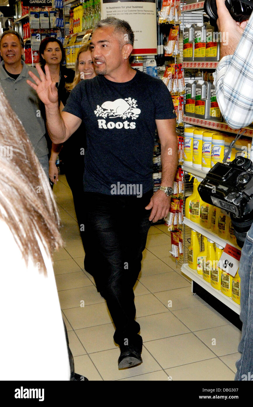 Cesar Millan autograph session at a Canadian Tire store as part of the ...