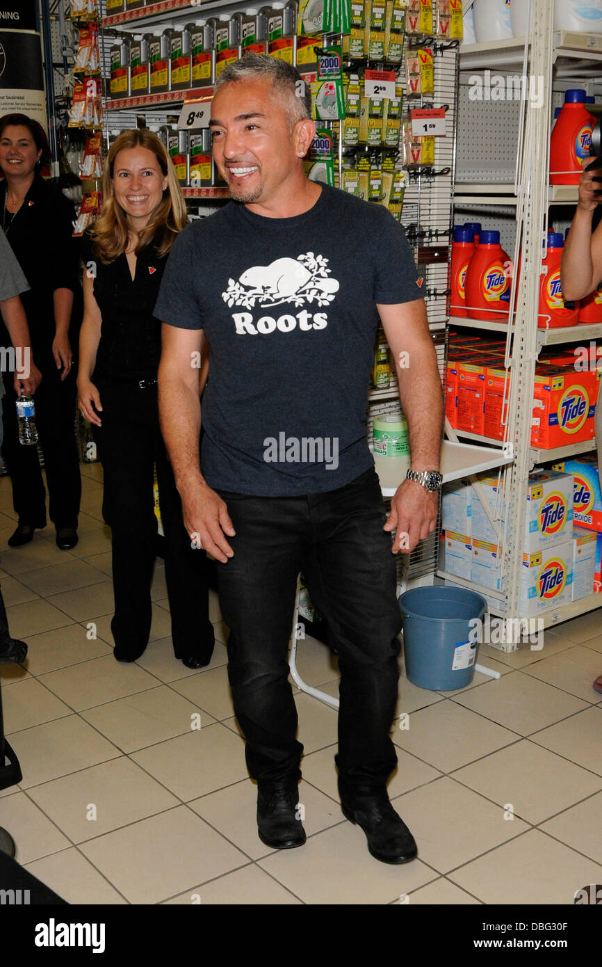 Cesar Millan autograph session at a Canadian Tire store as part of the ...