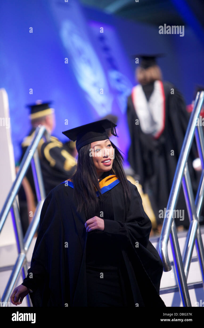 Graduation ceremony at Leeds Metropolitan University Stock Photo - Alamy