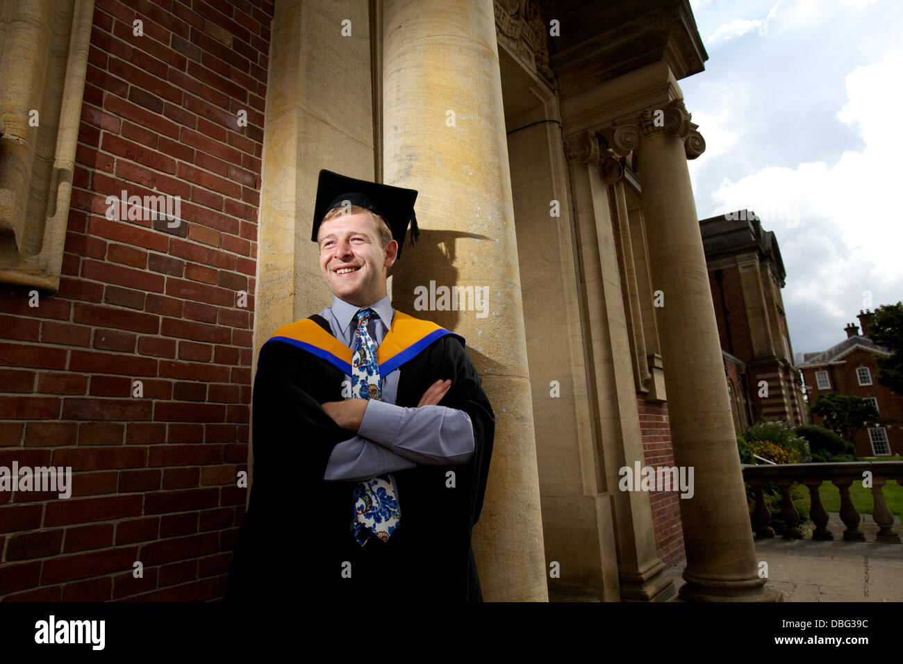 portrait of graduating student Stock Photo - Alamy