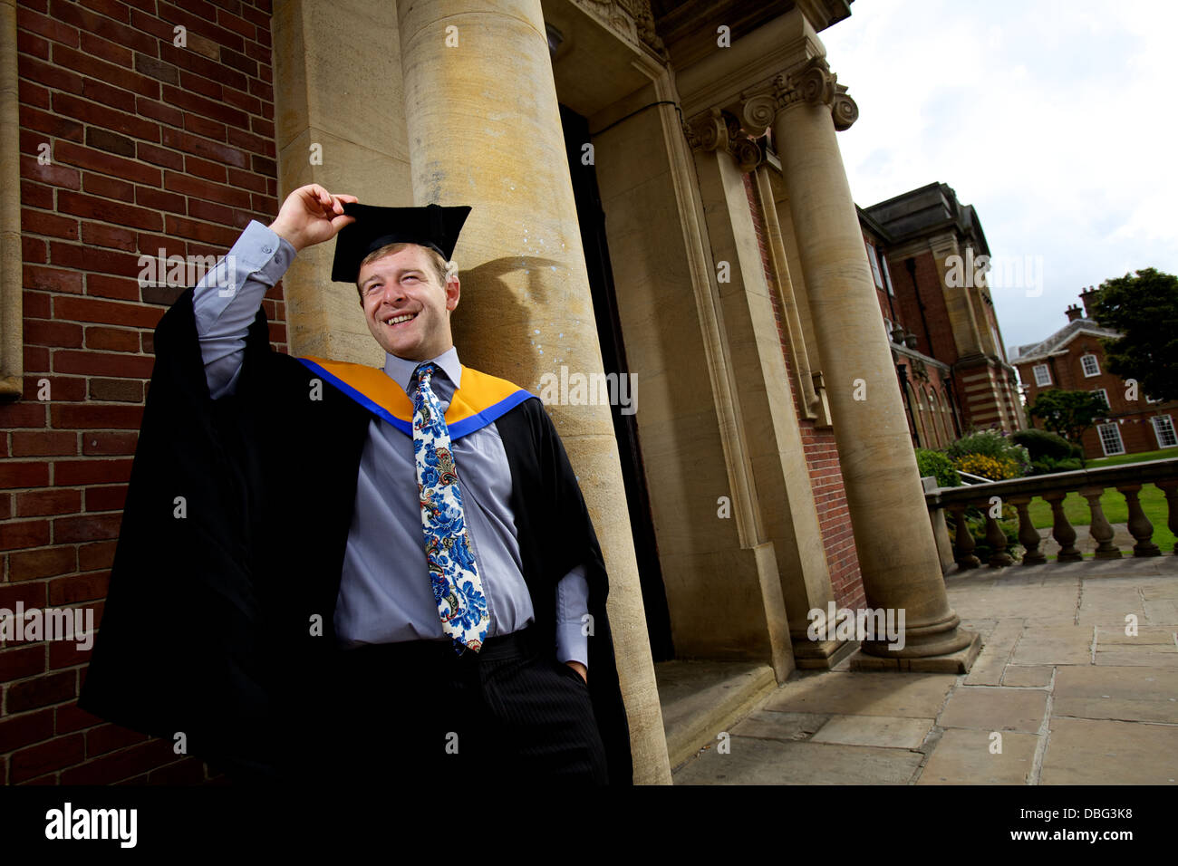 portrait of graduating student Stock Photo - Alamy