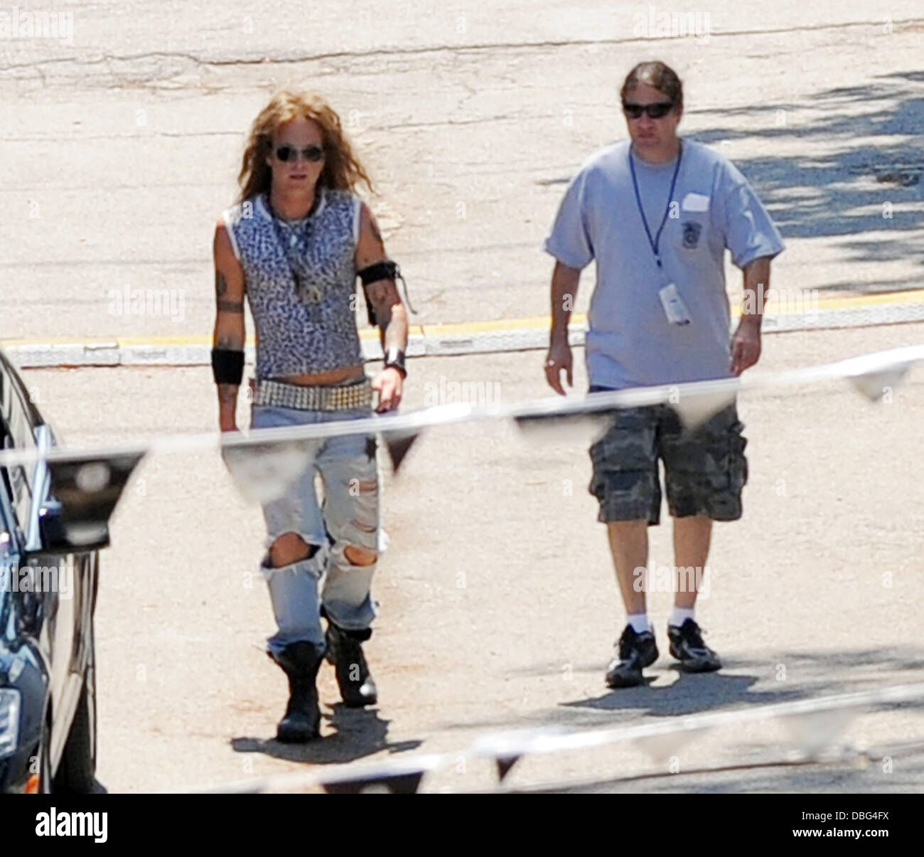 Shane Hartline on set during the filming of the feature film 'Rock of ...