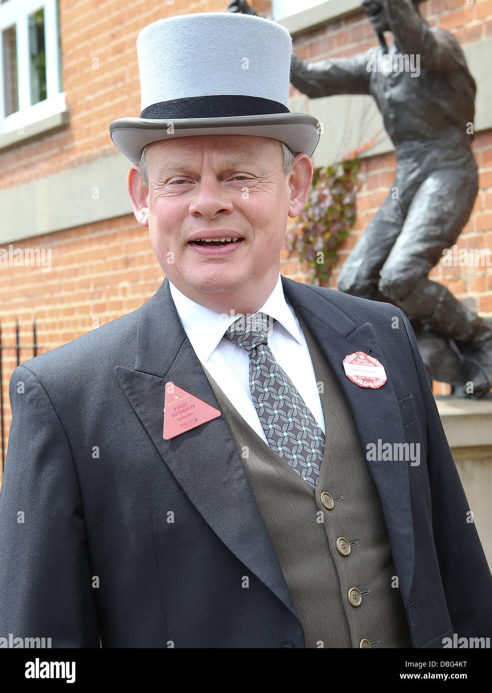 Martin Clunes Royal Ascot at Ascot Racecourse - Day 5 Berkshire ...