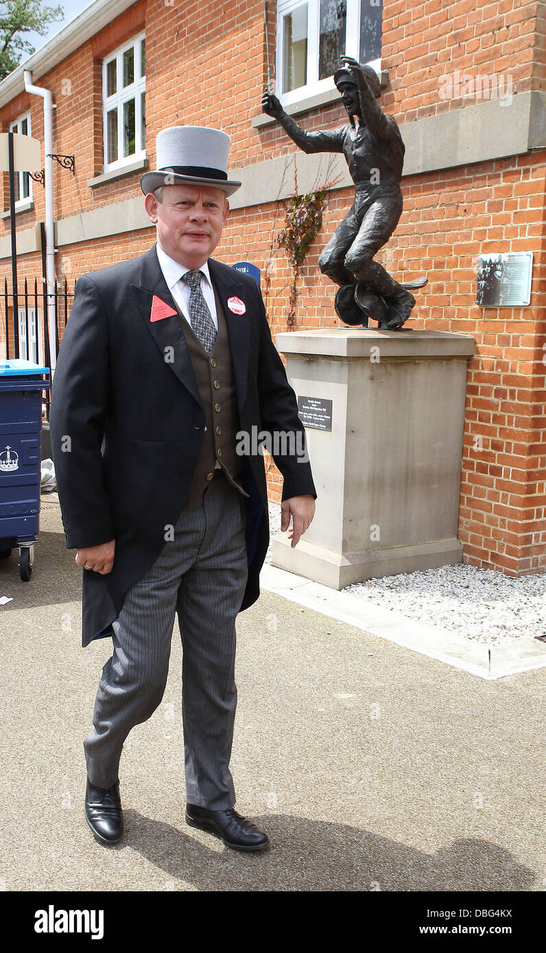 Martin Clunes Royal Ascot at Ascot Racecourse - Day 5 Berkshire ...
