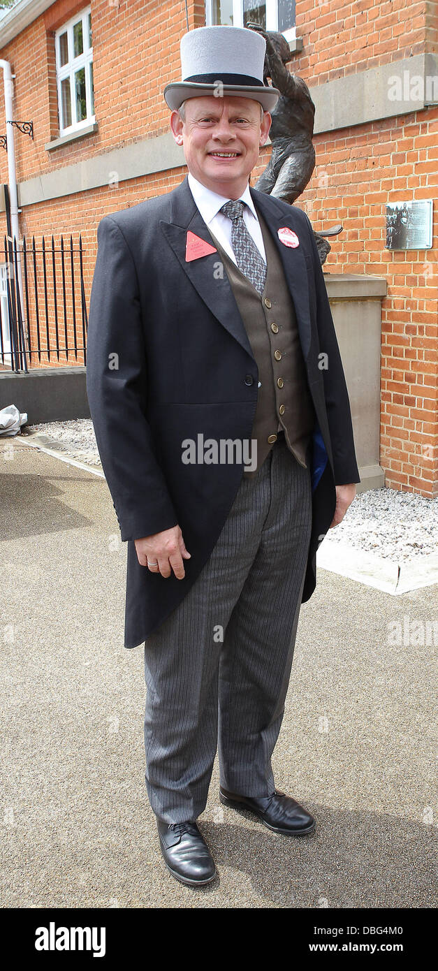 Martin Clunes Royal Ascot at Ascot Racecourse - Day 5 Berkshire ...