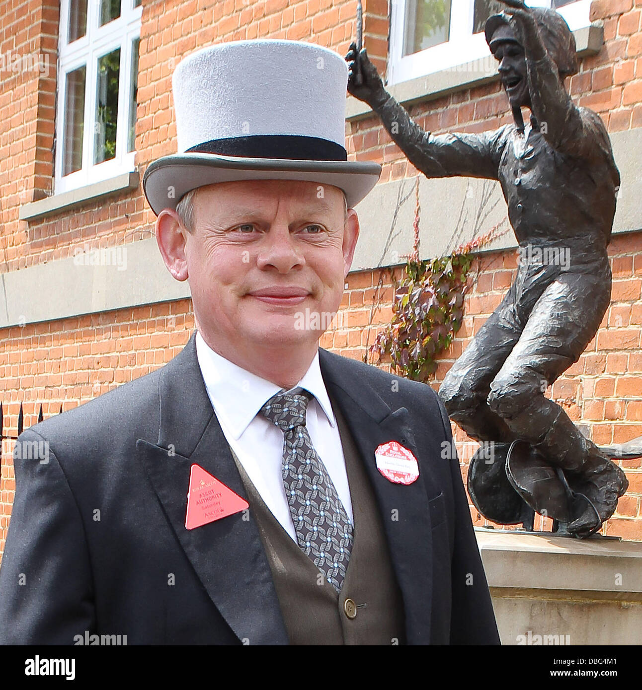 Martin Clunes Royal Ascot at Ascot Racecourse - Day 5 Berkshire ...