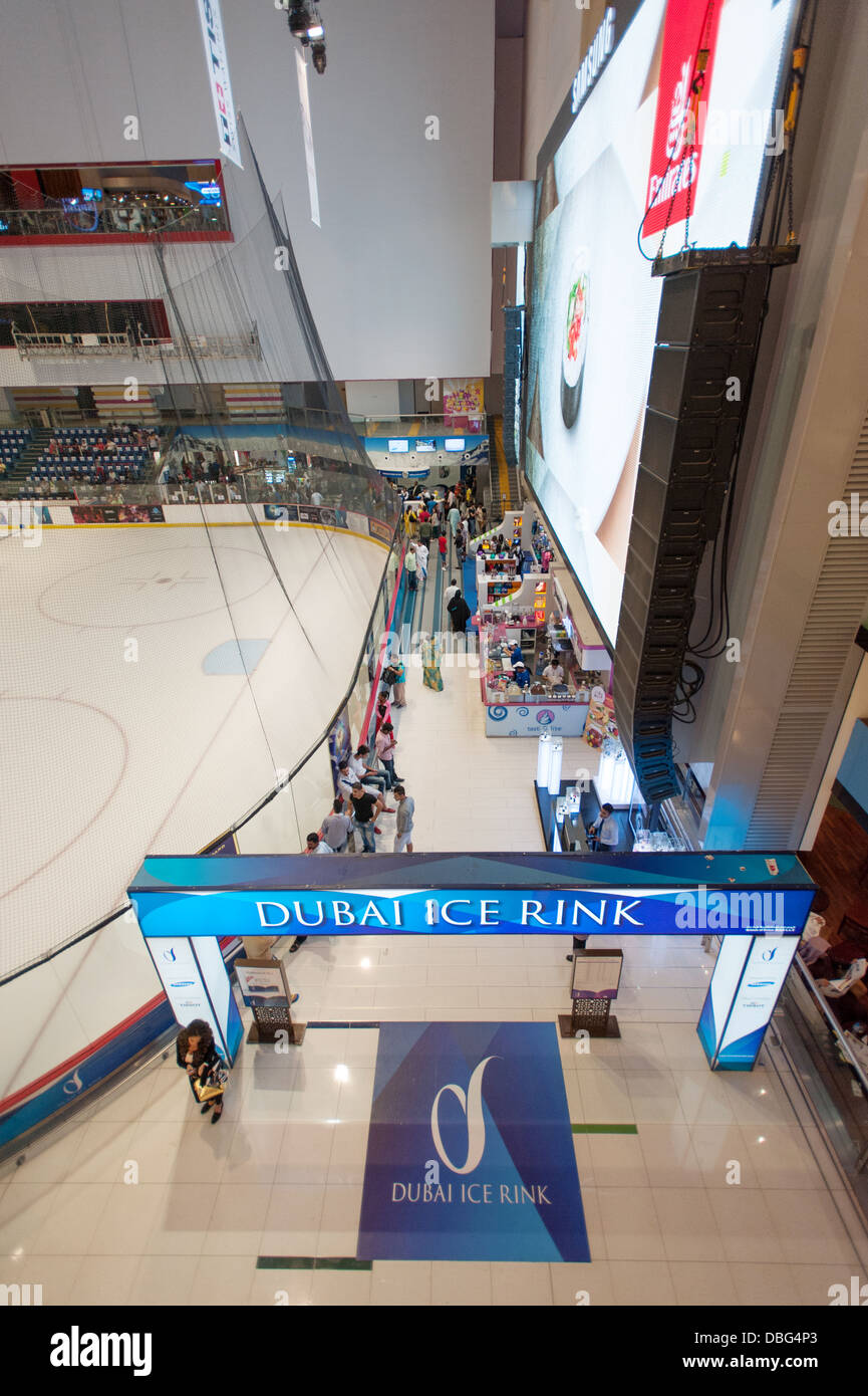 Dubai Ice Rink Stock Photo - Alamy