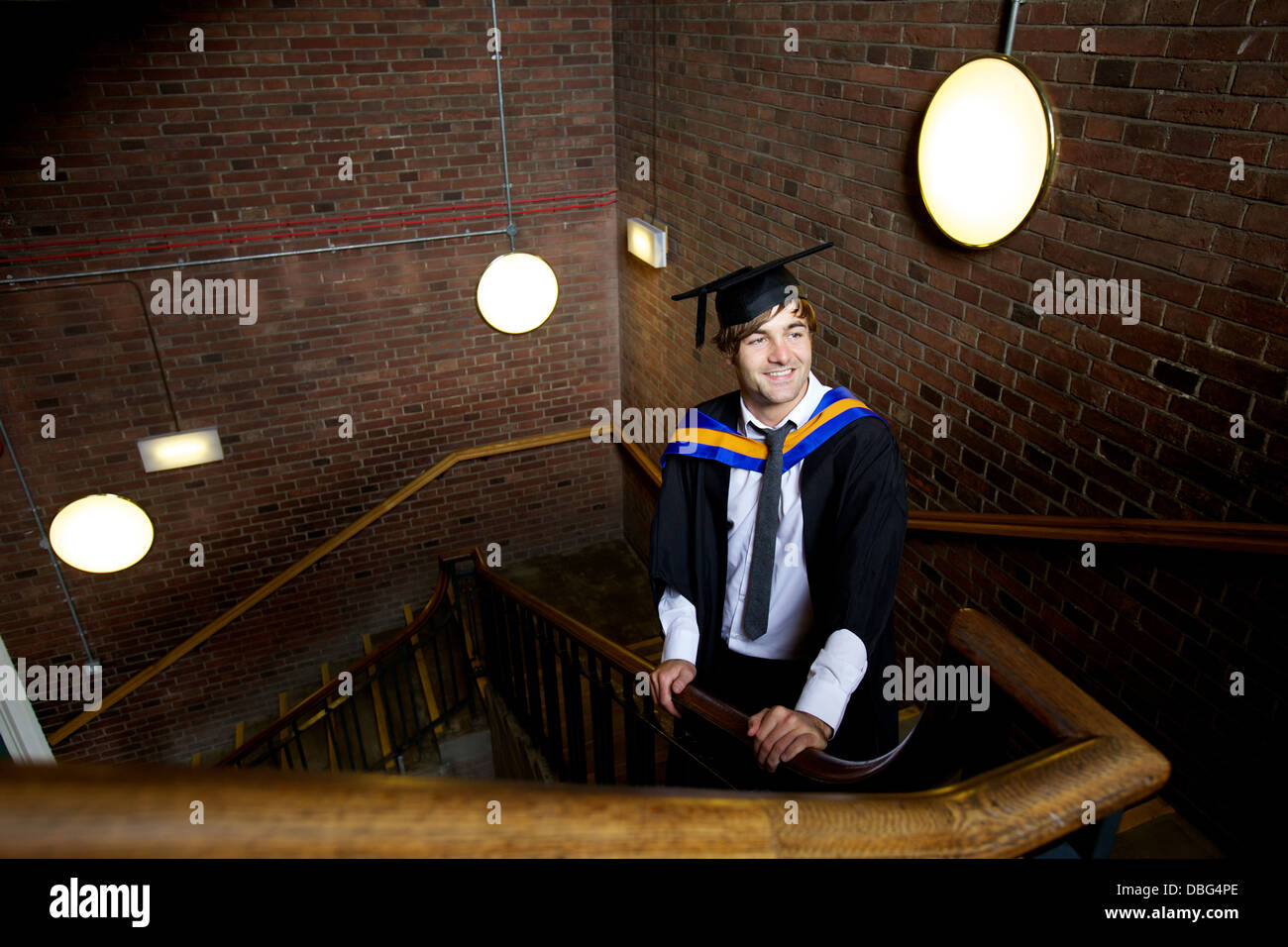 portrait of graduating student Stock Photo - Alamy