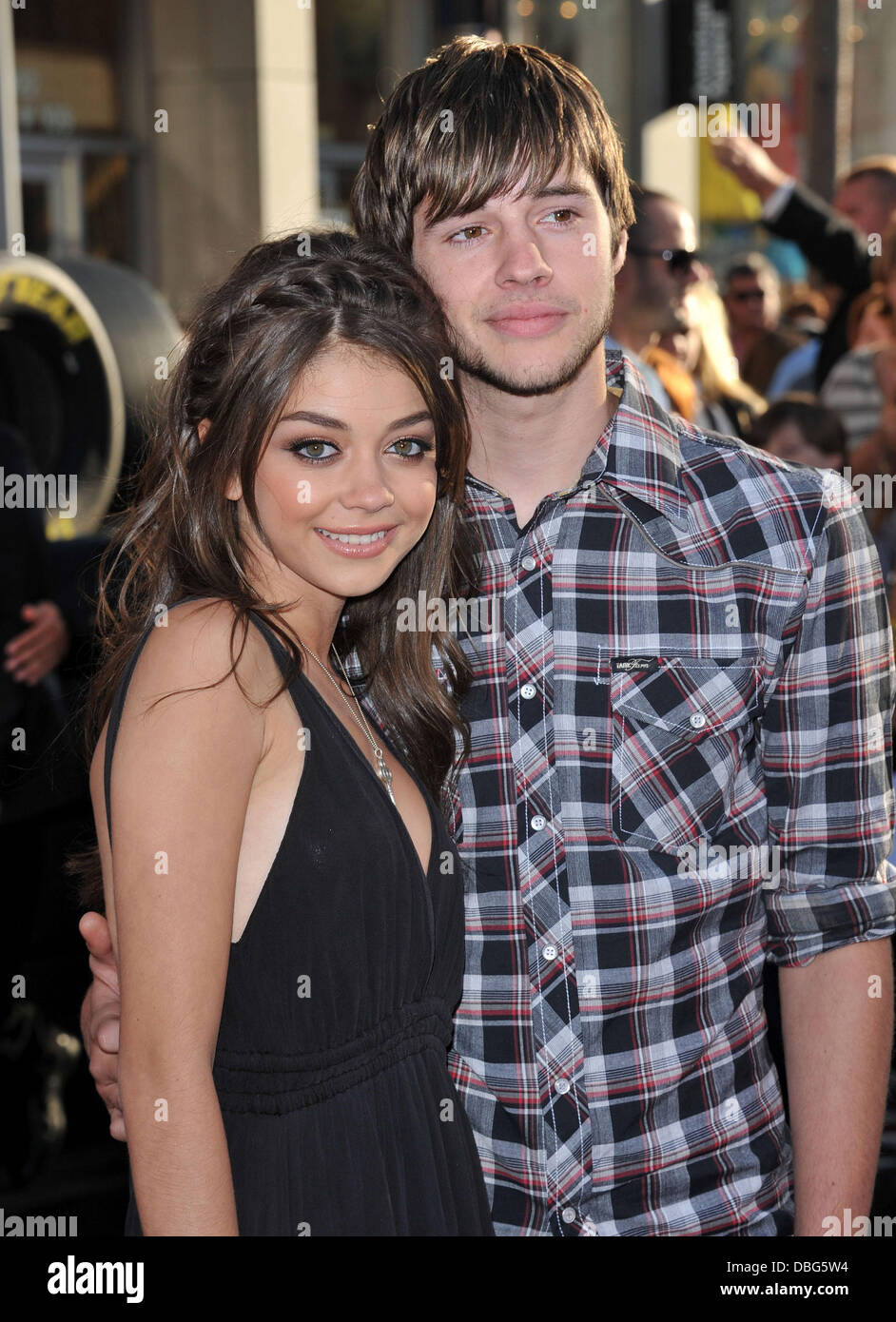 Sarah Hyland and Matt Prokop The Los Angeles premiere of 'Cars 2' held ...