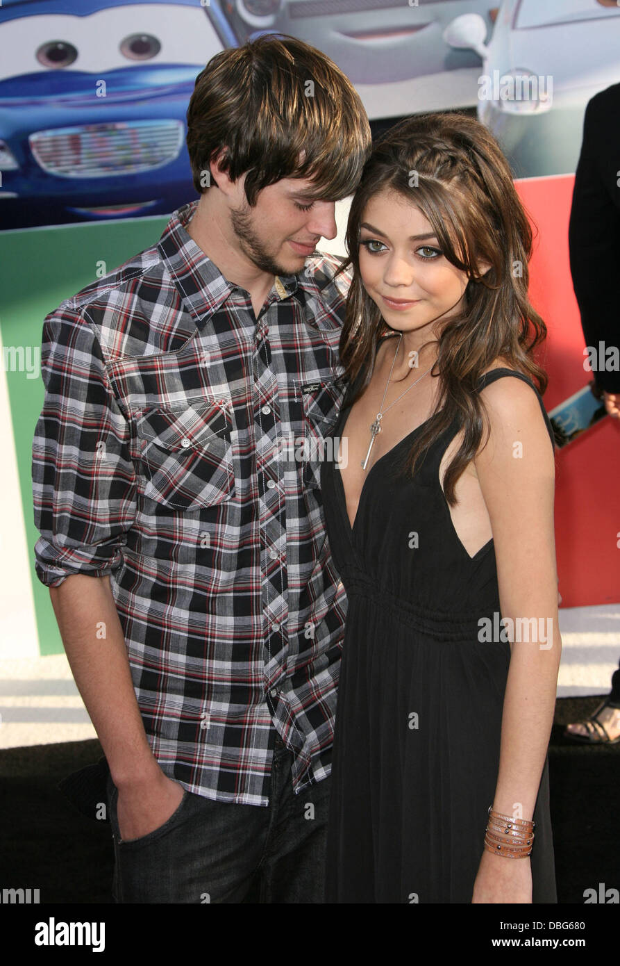 Matt Prokop and Sarah Hyland The Los Angeles premiere of 'Cars 2' held ...