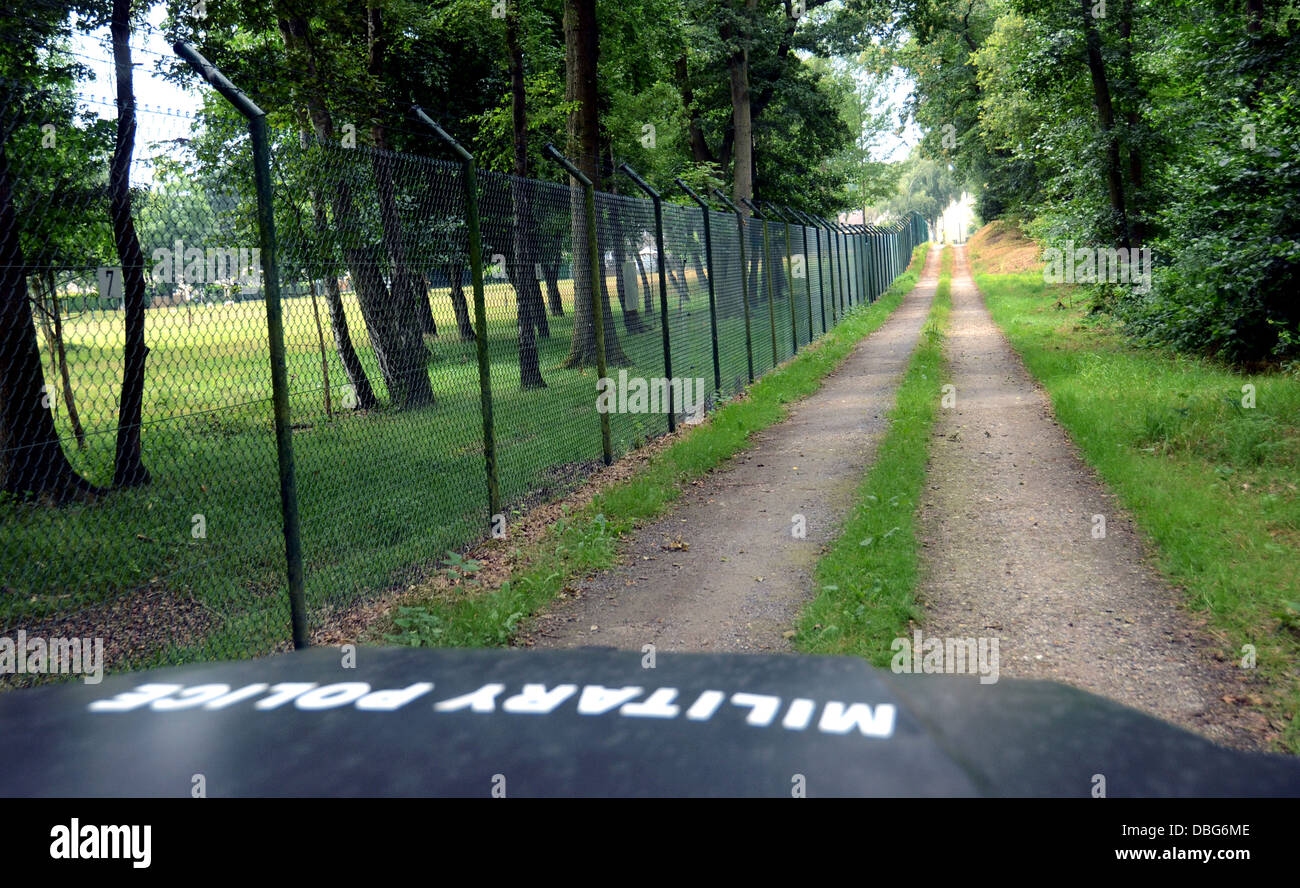 A member of the E-3A Component performs a perimeter check July, 26 ...