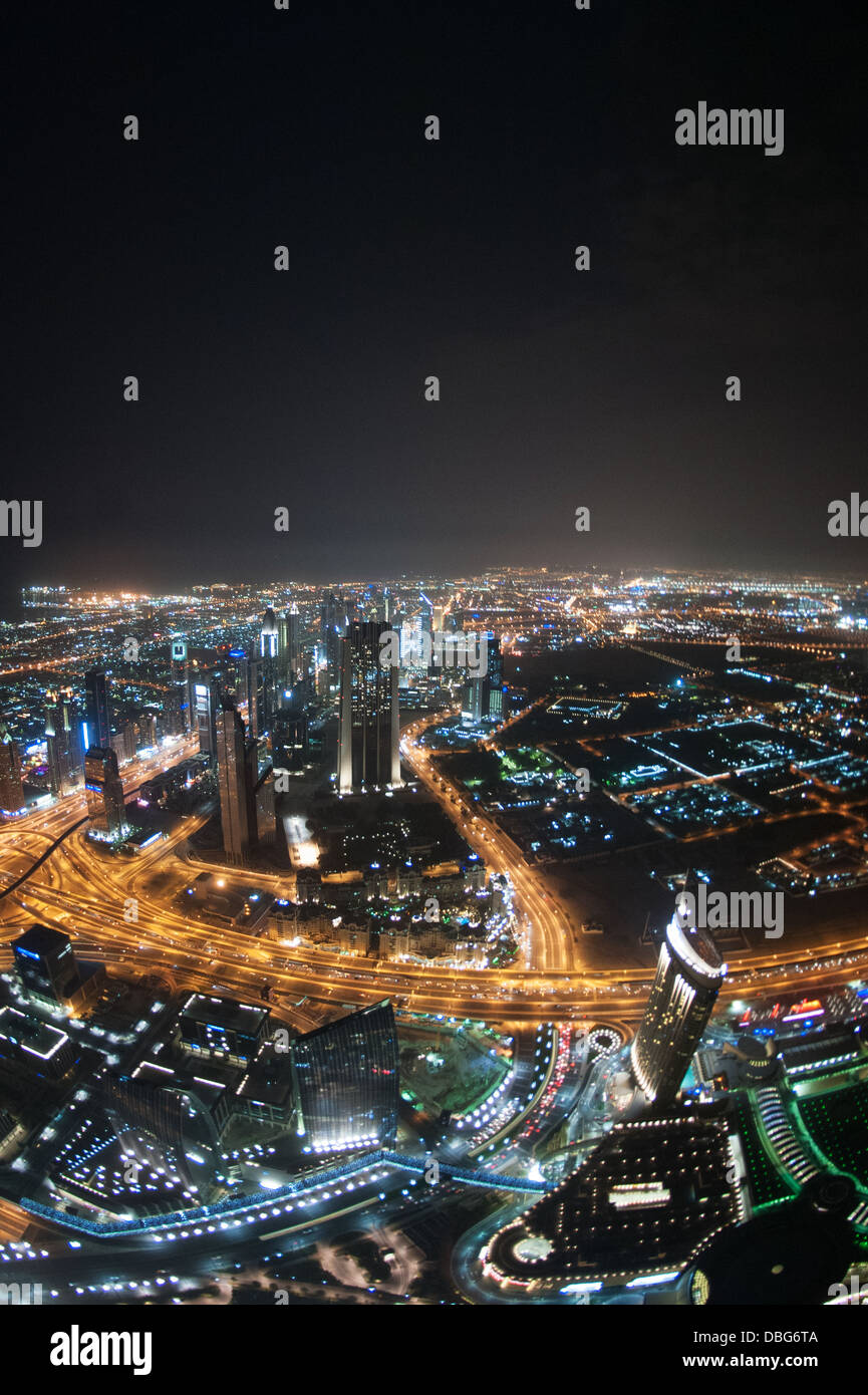Burj khalifa night time hi-res stock photography and images - Alamy