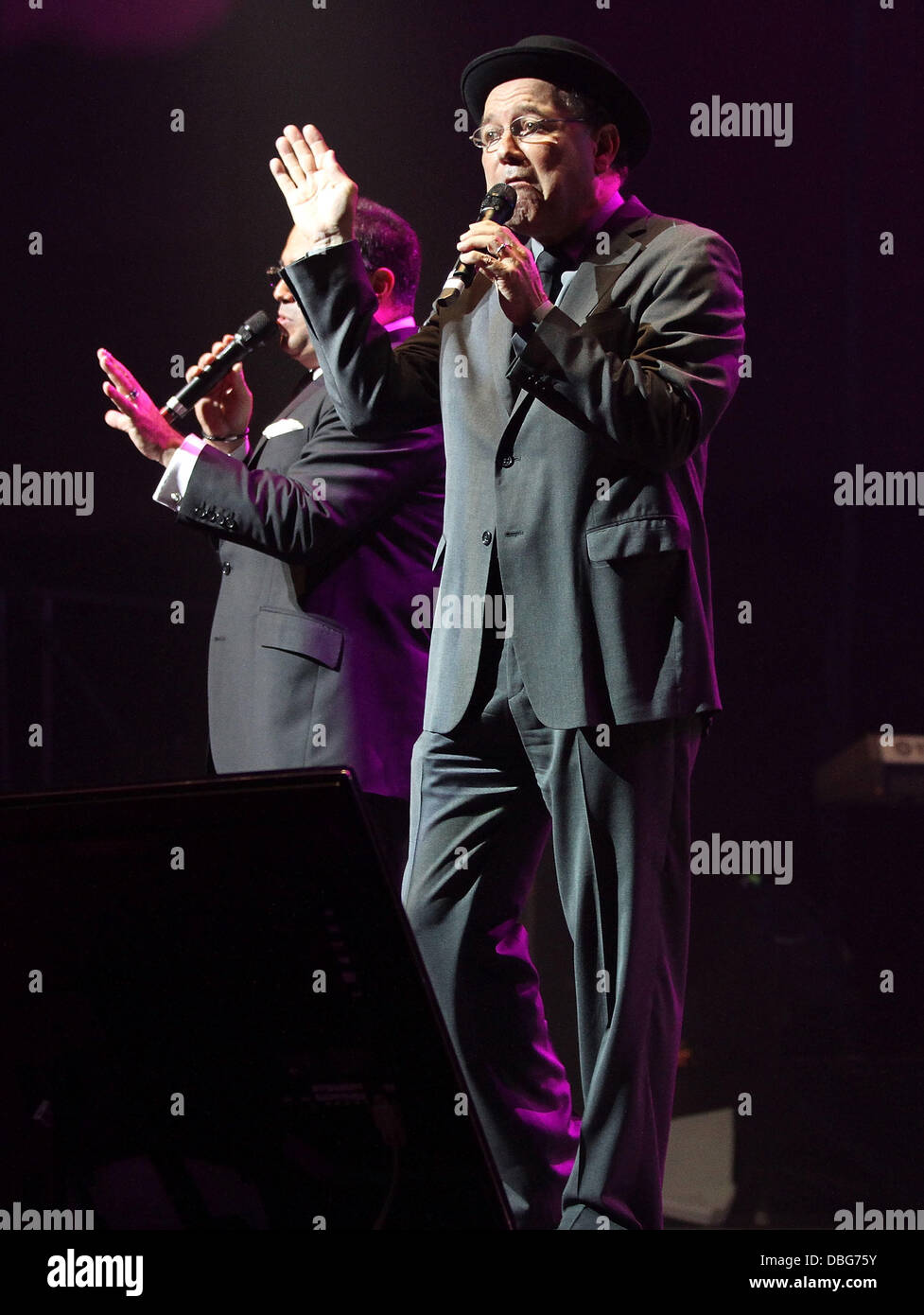 Gilberto Santa Rosa and Ruben Blades performing at the James L. Knight ...